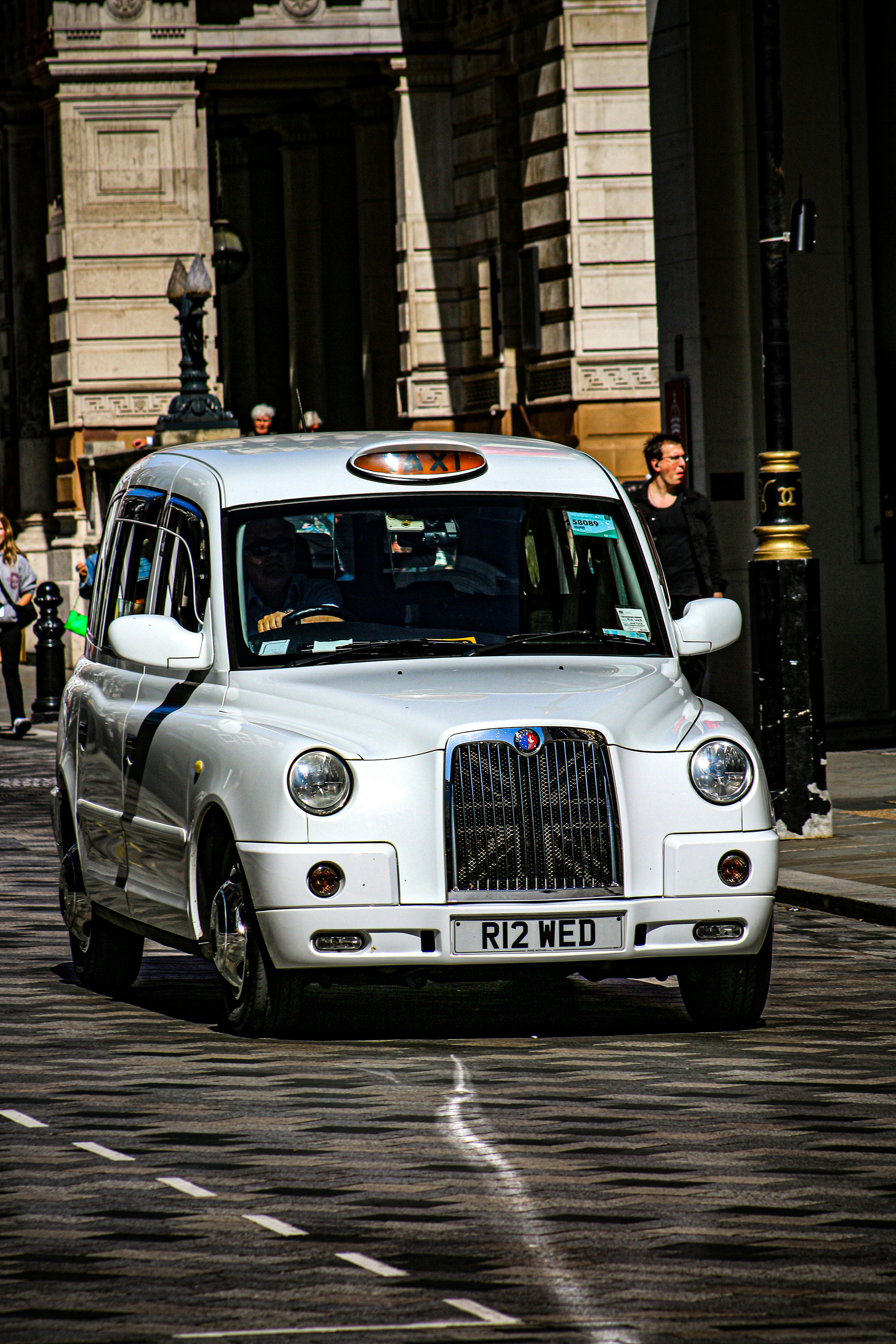 A Taxi on the Road · Free Stock Photo