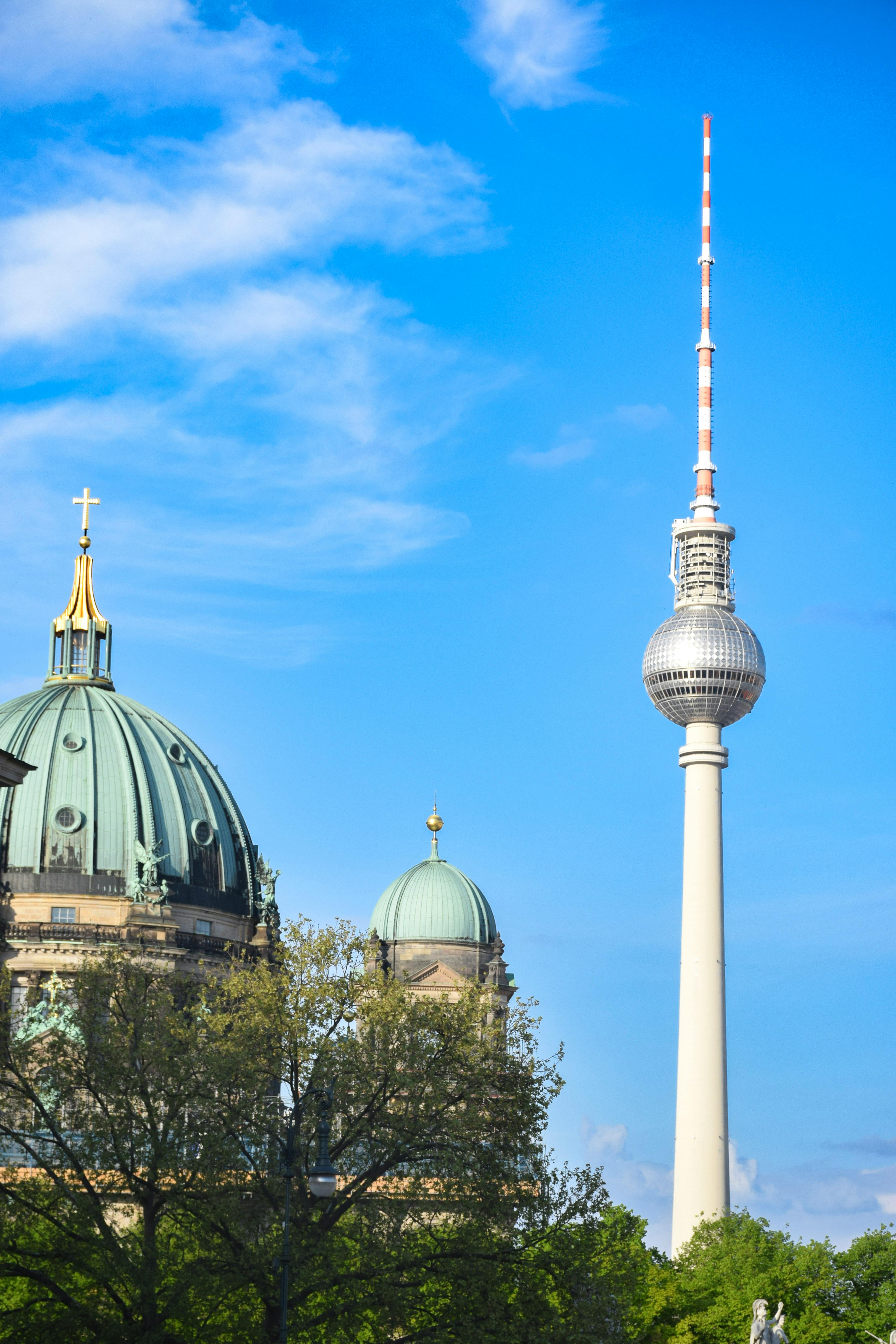 Dome of Berlin Cathedral and Berliner Fernsuhturm · Free Stock Photo