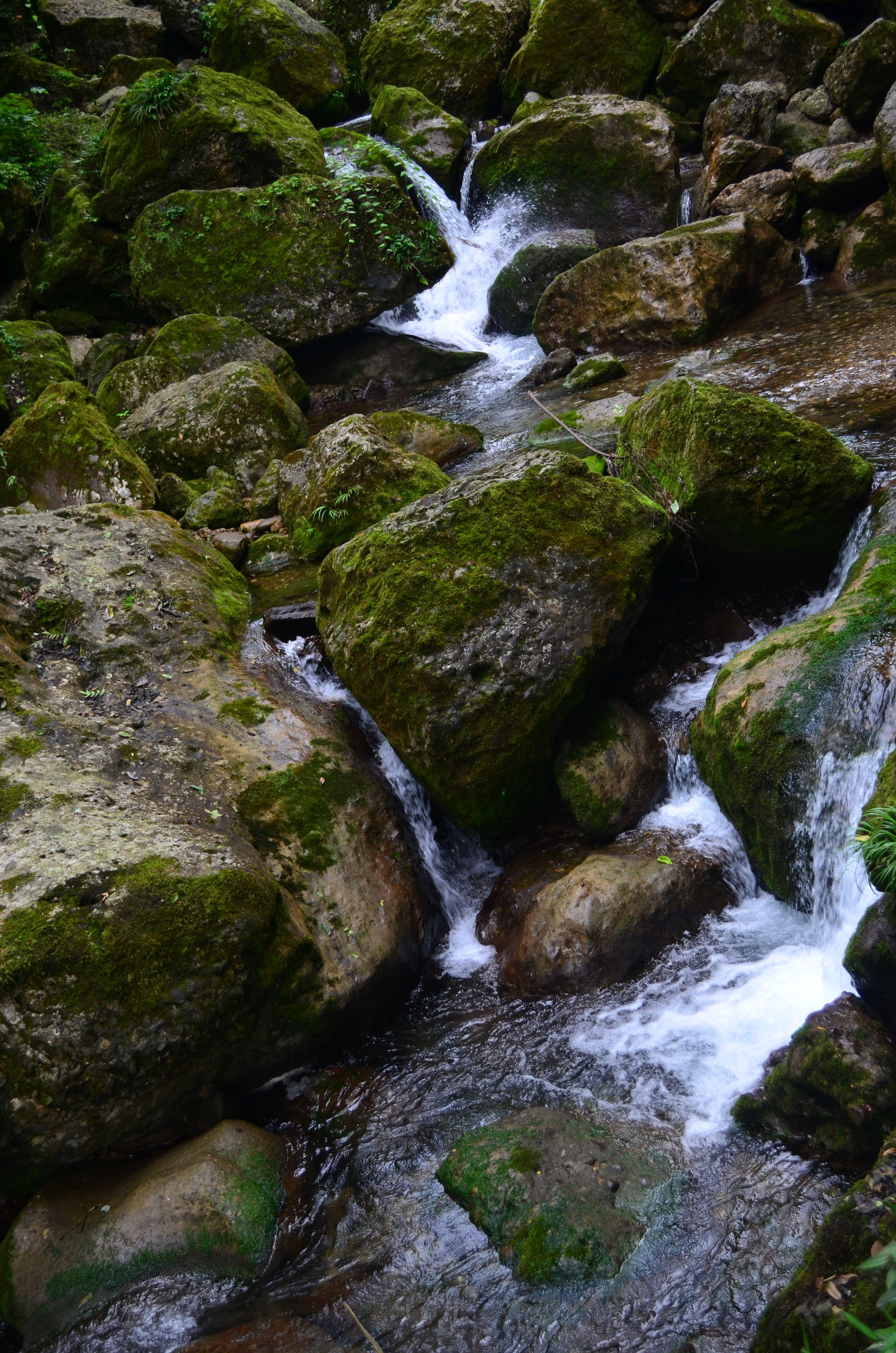 Photo gratuite de blocs, cailloux, cascade, fleuve, flot, montagnes ...