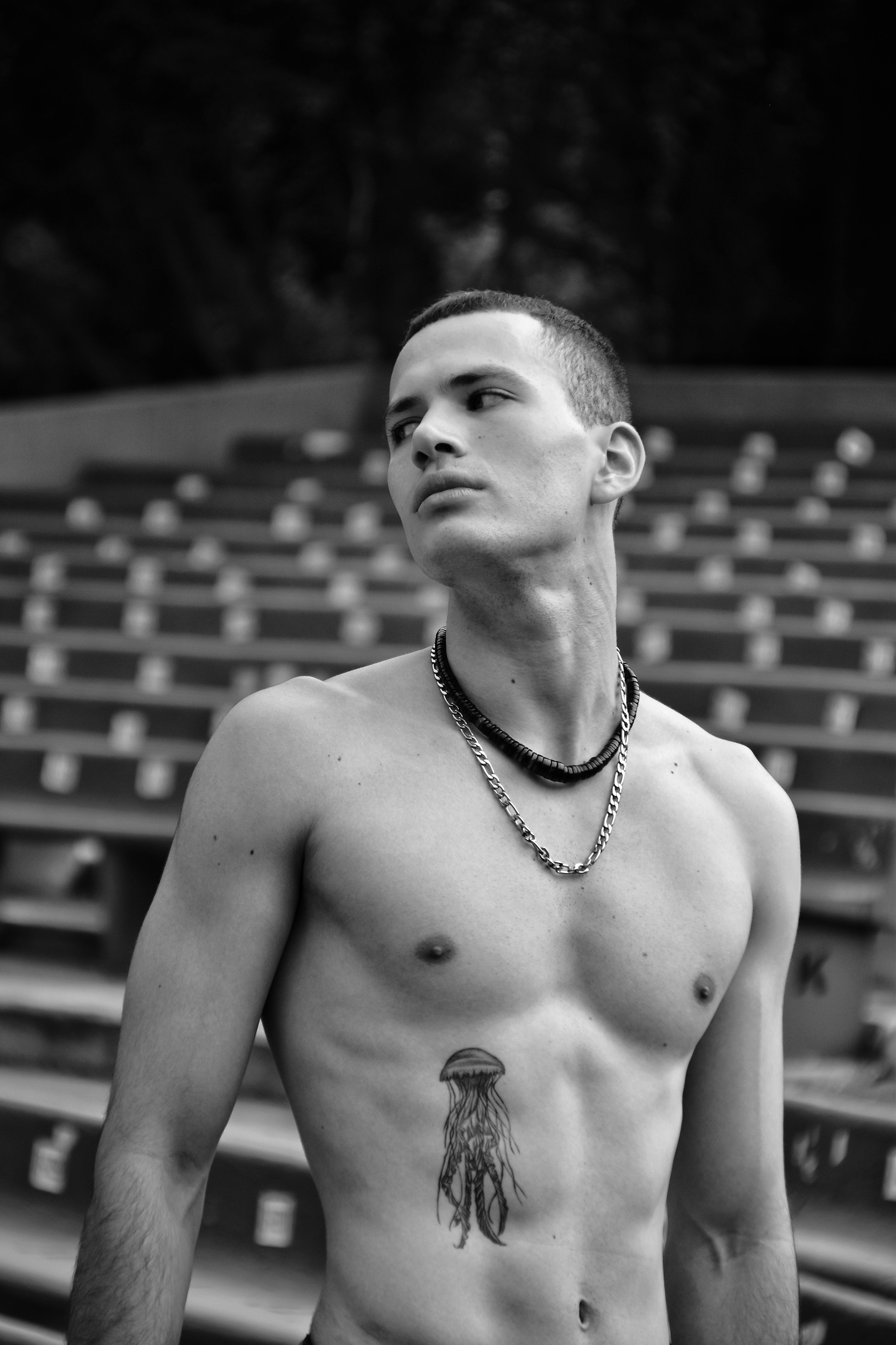 Woman Uncover Shoulder with Tattooed Snake · Free Stock Photo