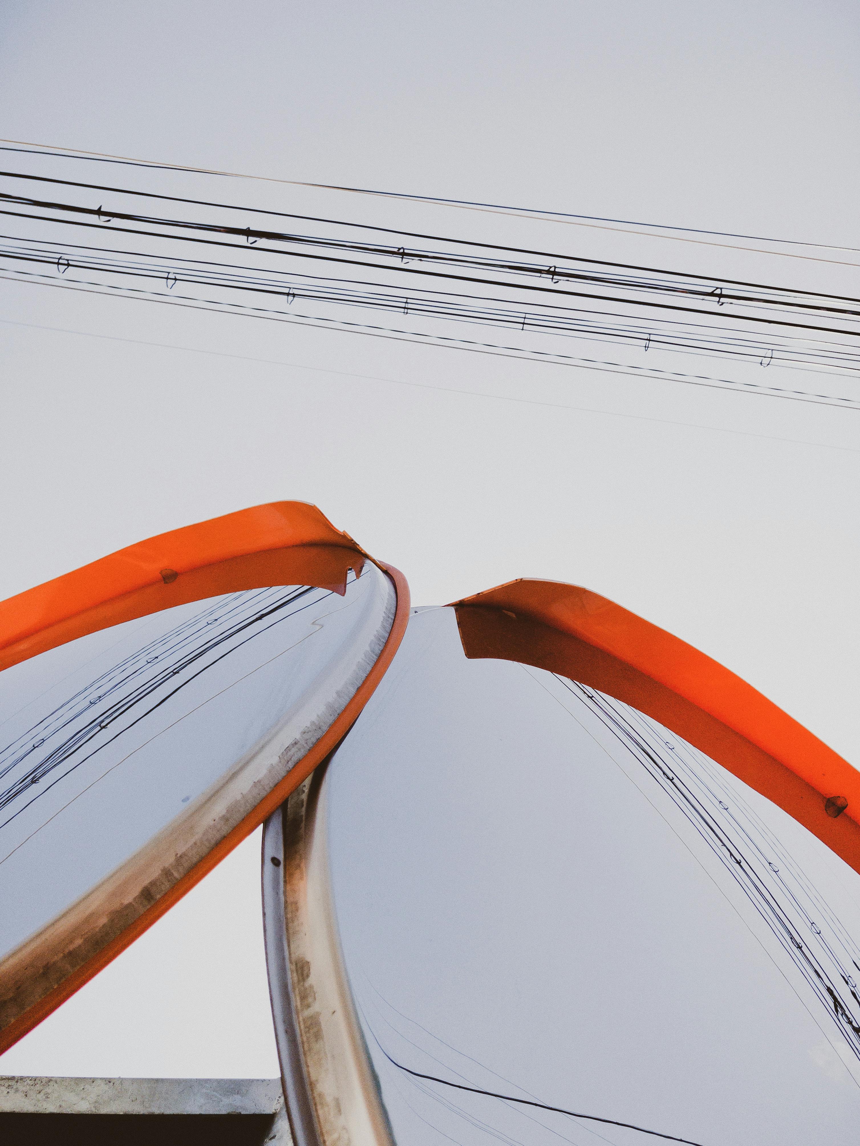 Metallic Red Shapes · Free Stock Photo