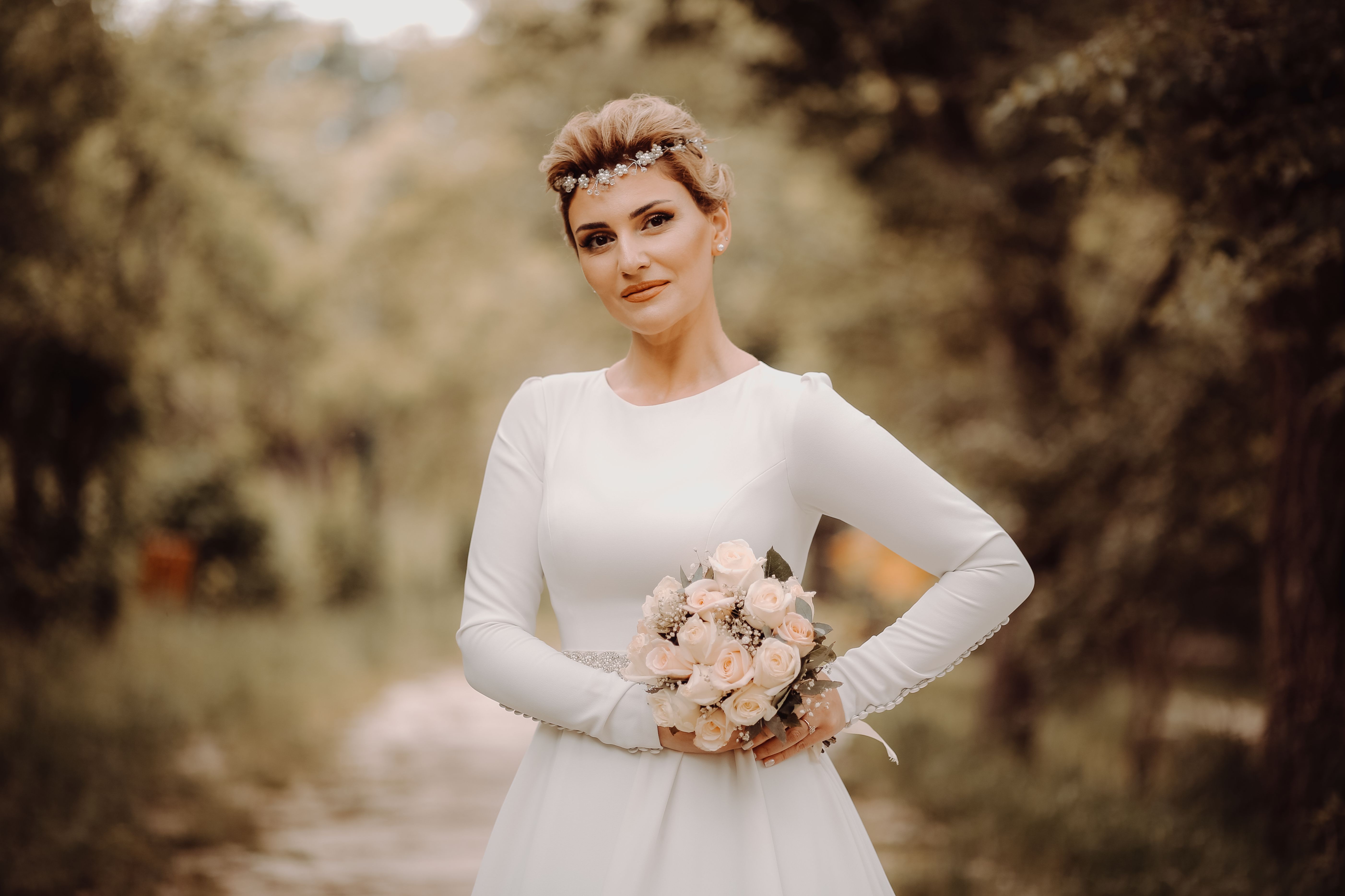 A Woman in a Wedding Dress · Free Stock Photo