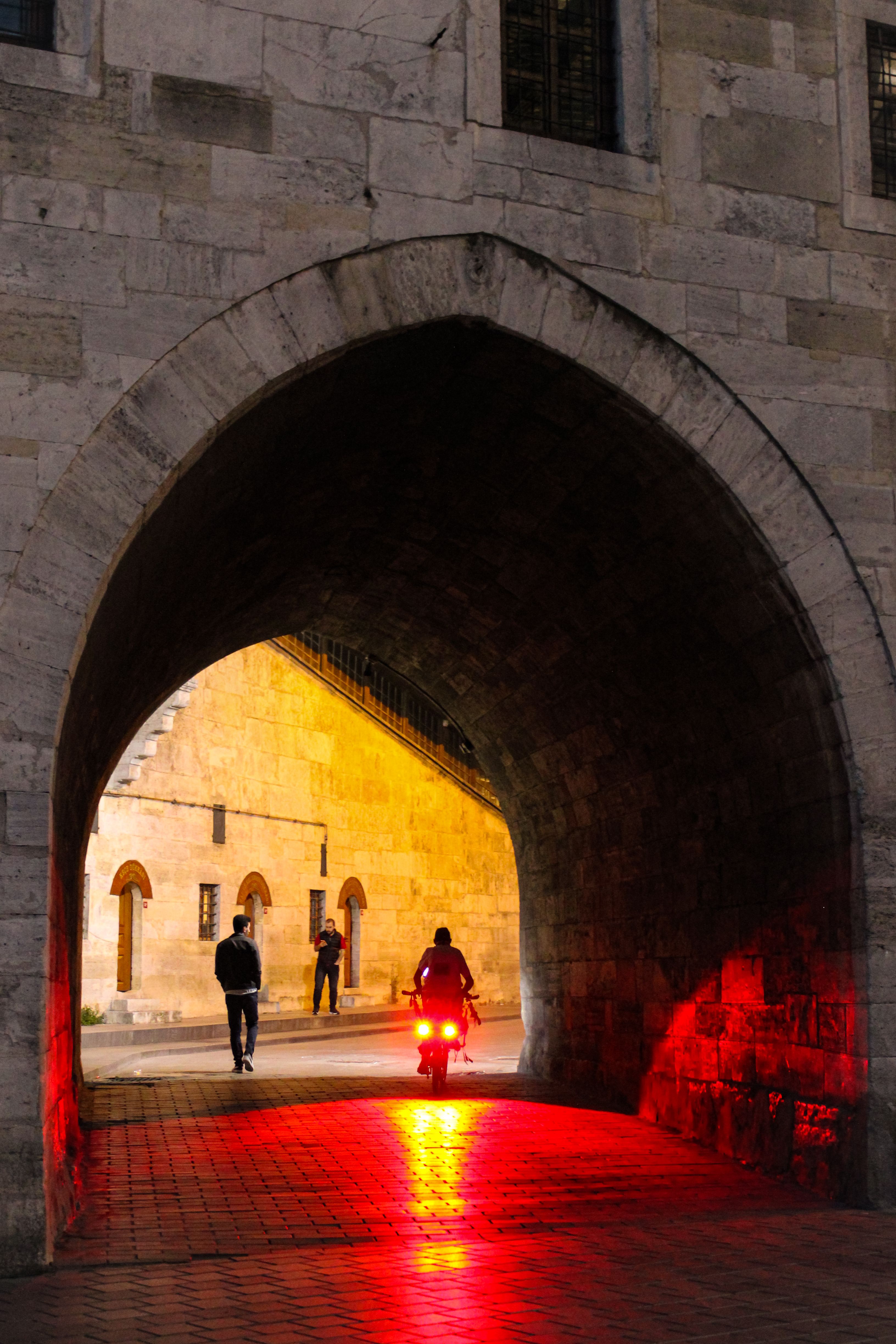View of an Arch Passageway of the Hunkar Kasri Museum in Istanbul ...