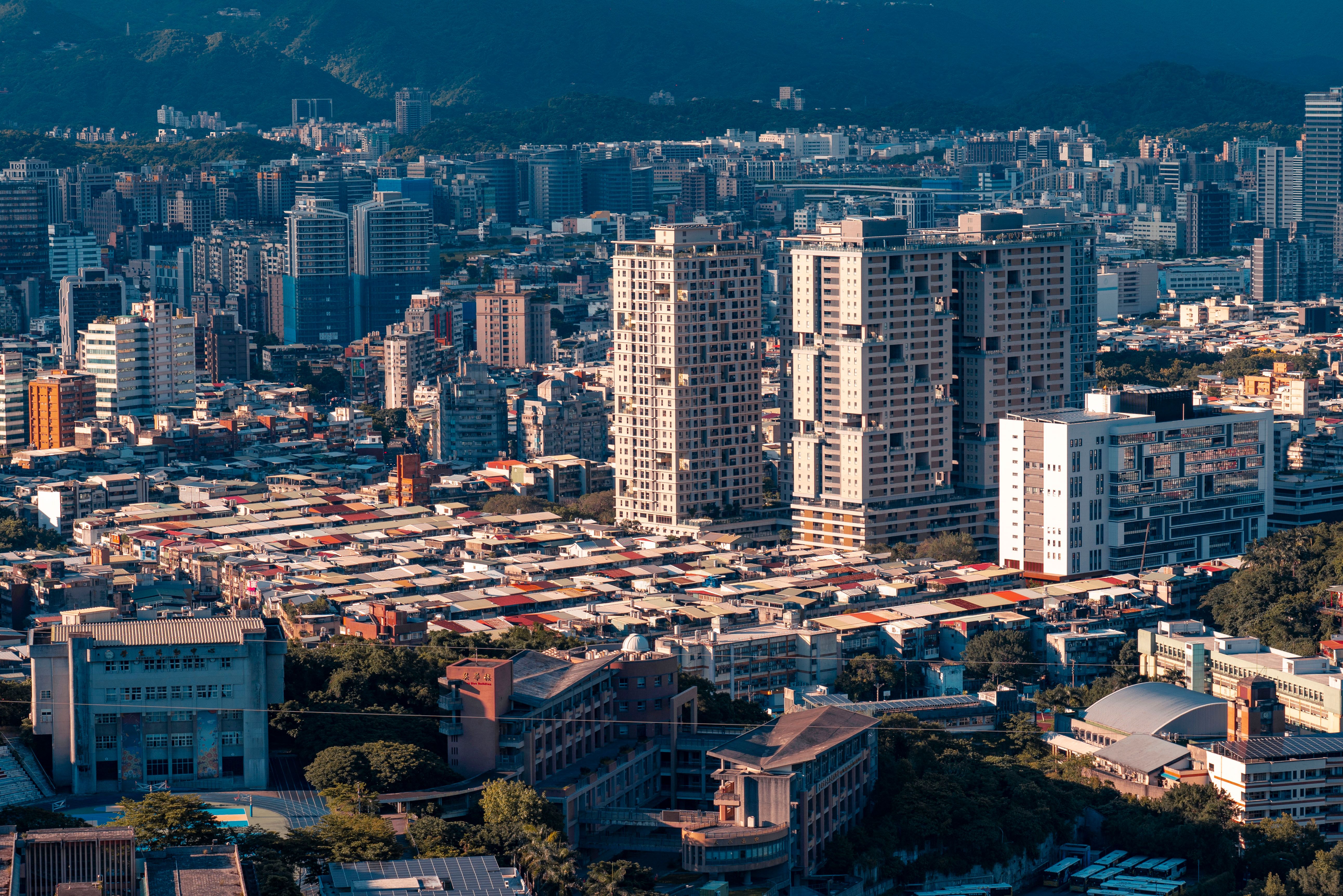 Top View Photo of Concrete Buildings · Free Stock Photo