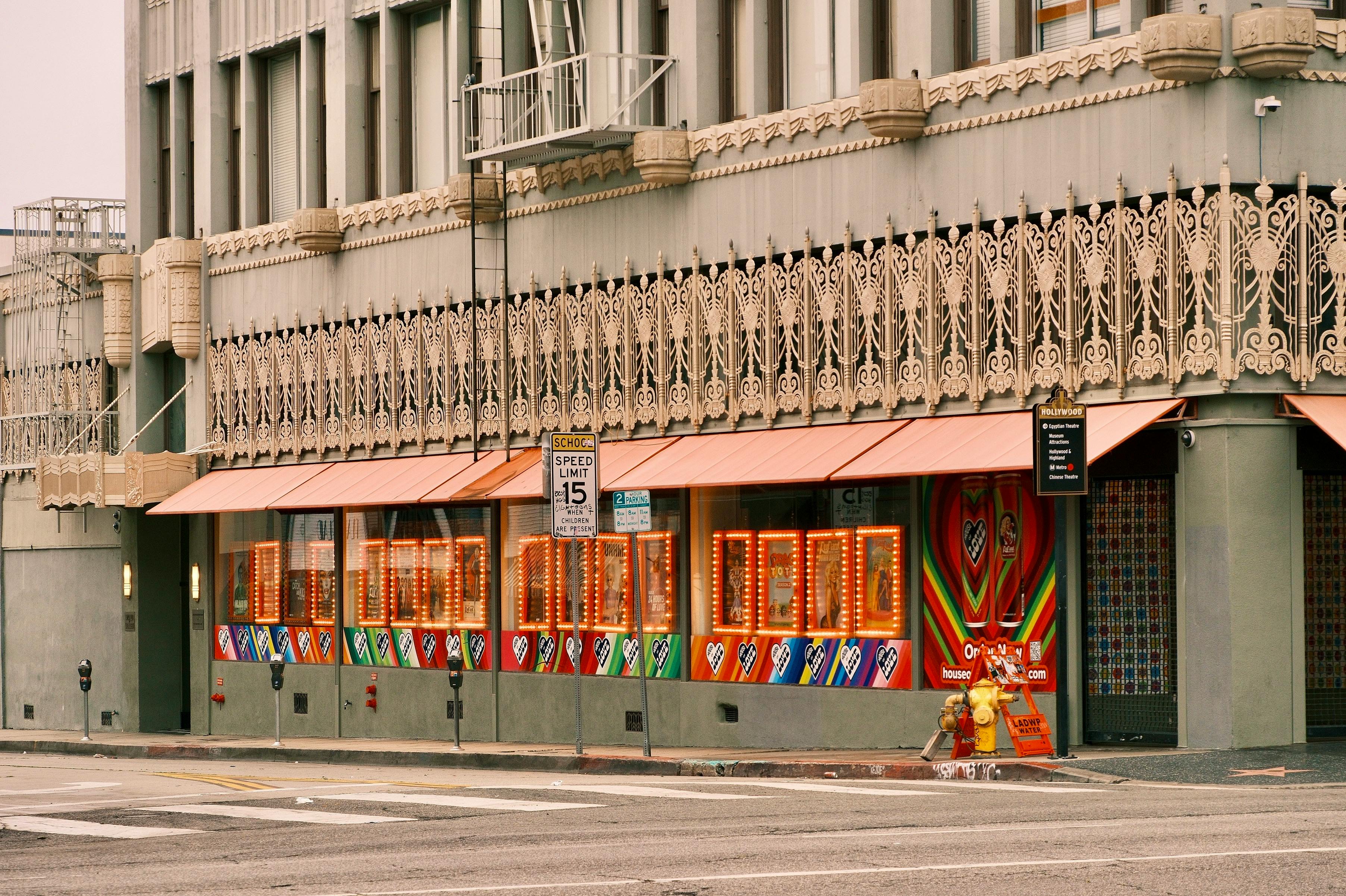 Shane Building Facade, Hollywood Blvd., Los Angeles · Free Stock Photo