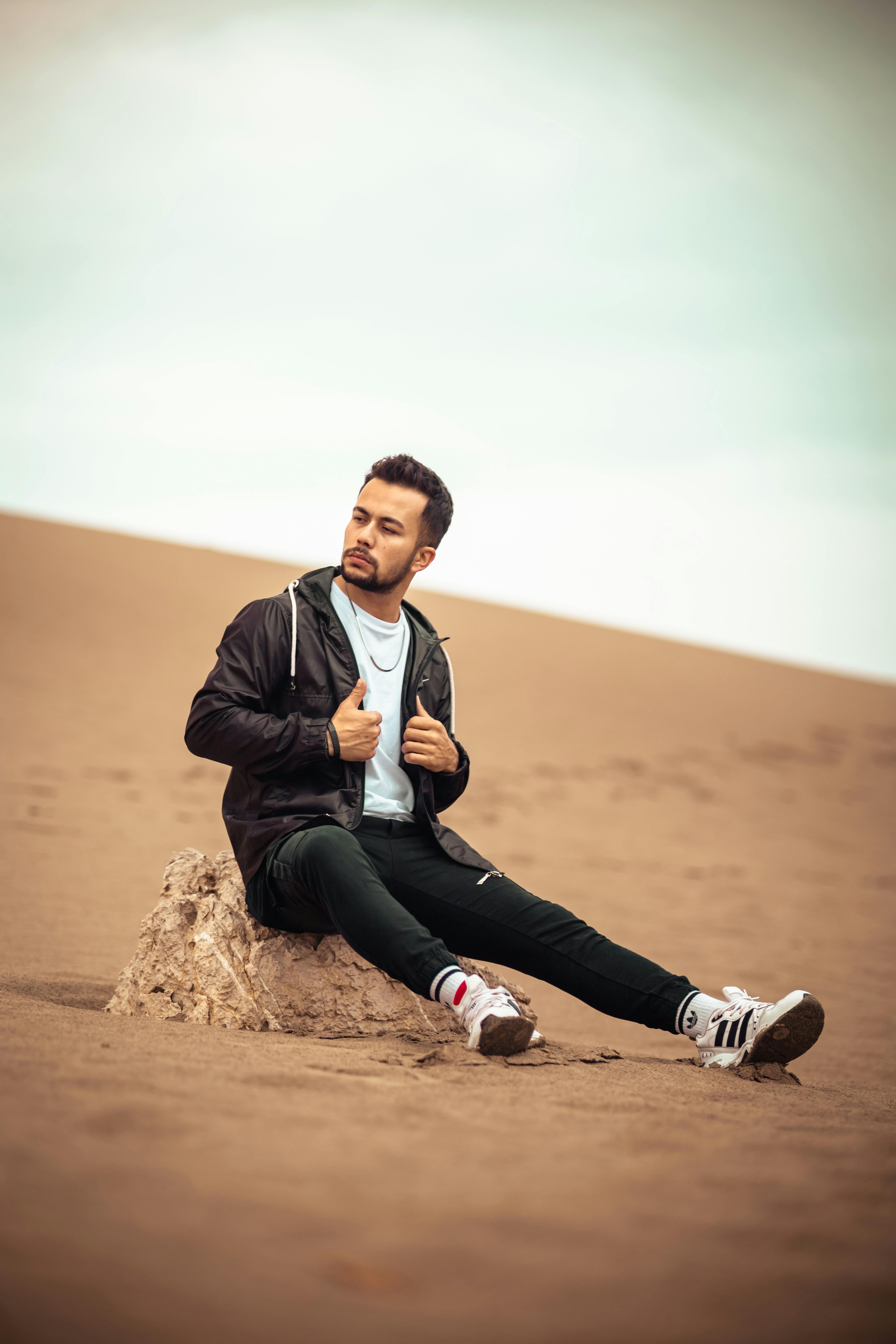 Man in Jacket and Cargo Pants · Free Stock Photo