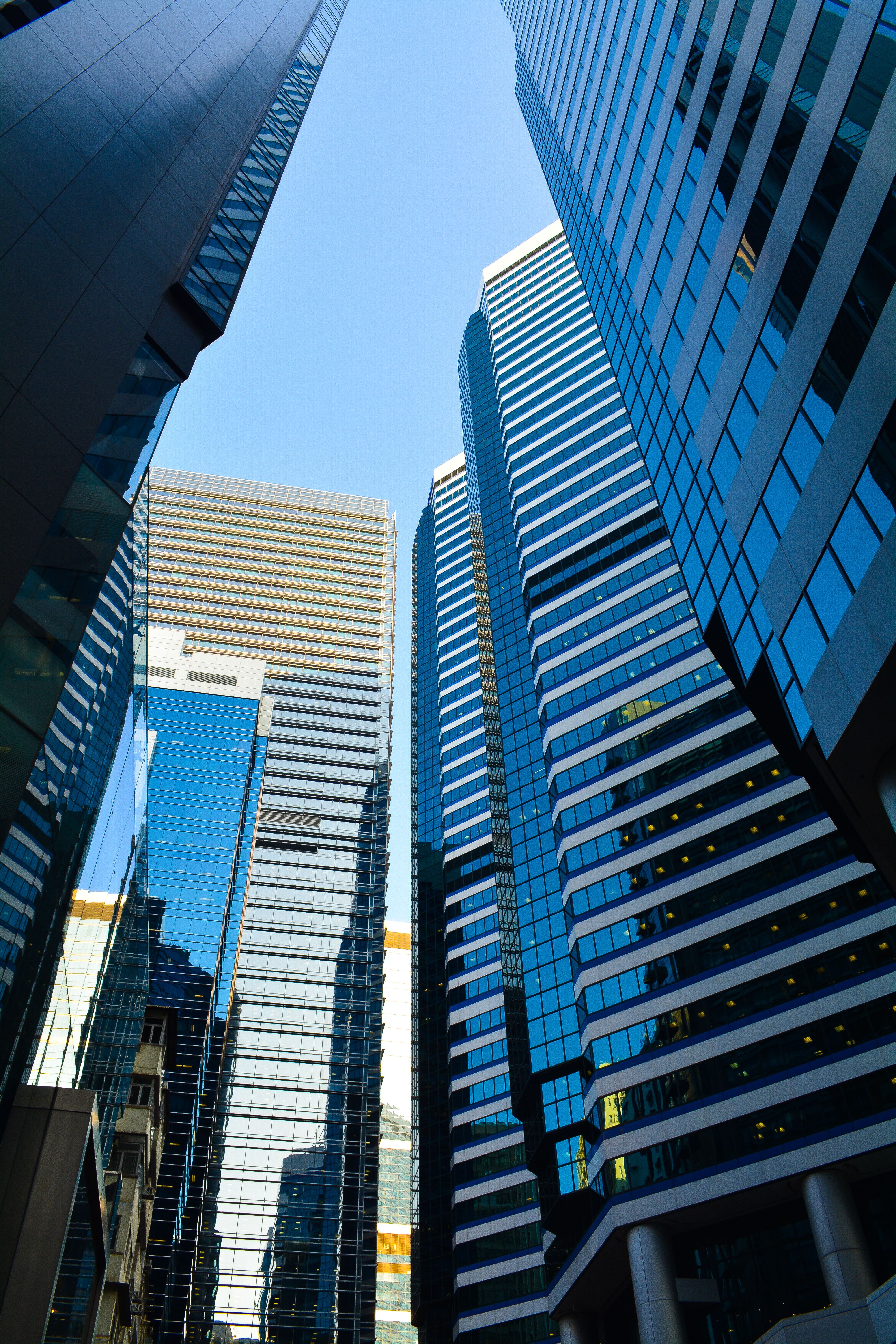 Low Angle View of Office Buildings · Free Stock Photo