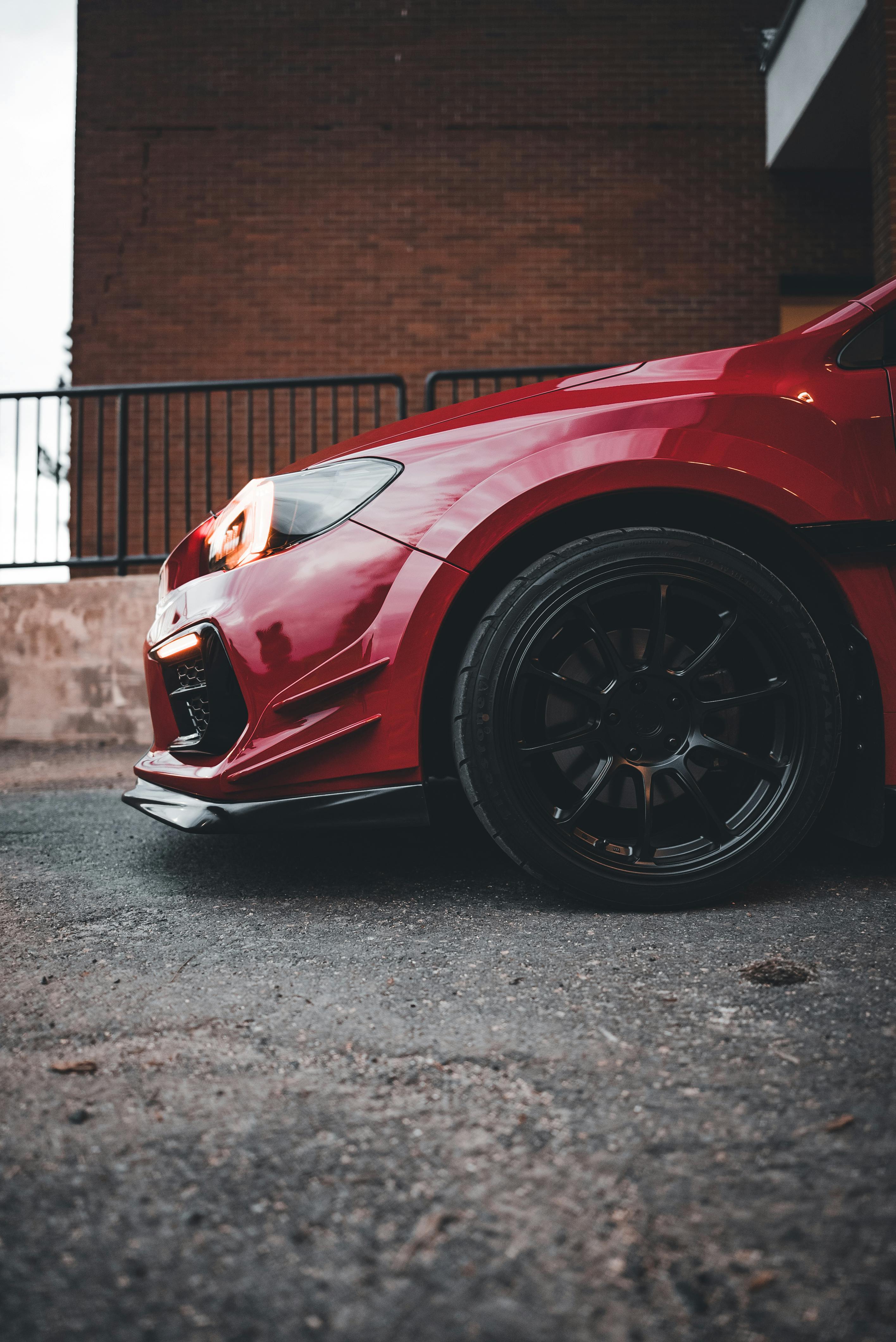Red Front of Subaru Impreza WRX · Free Stock Photo
