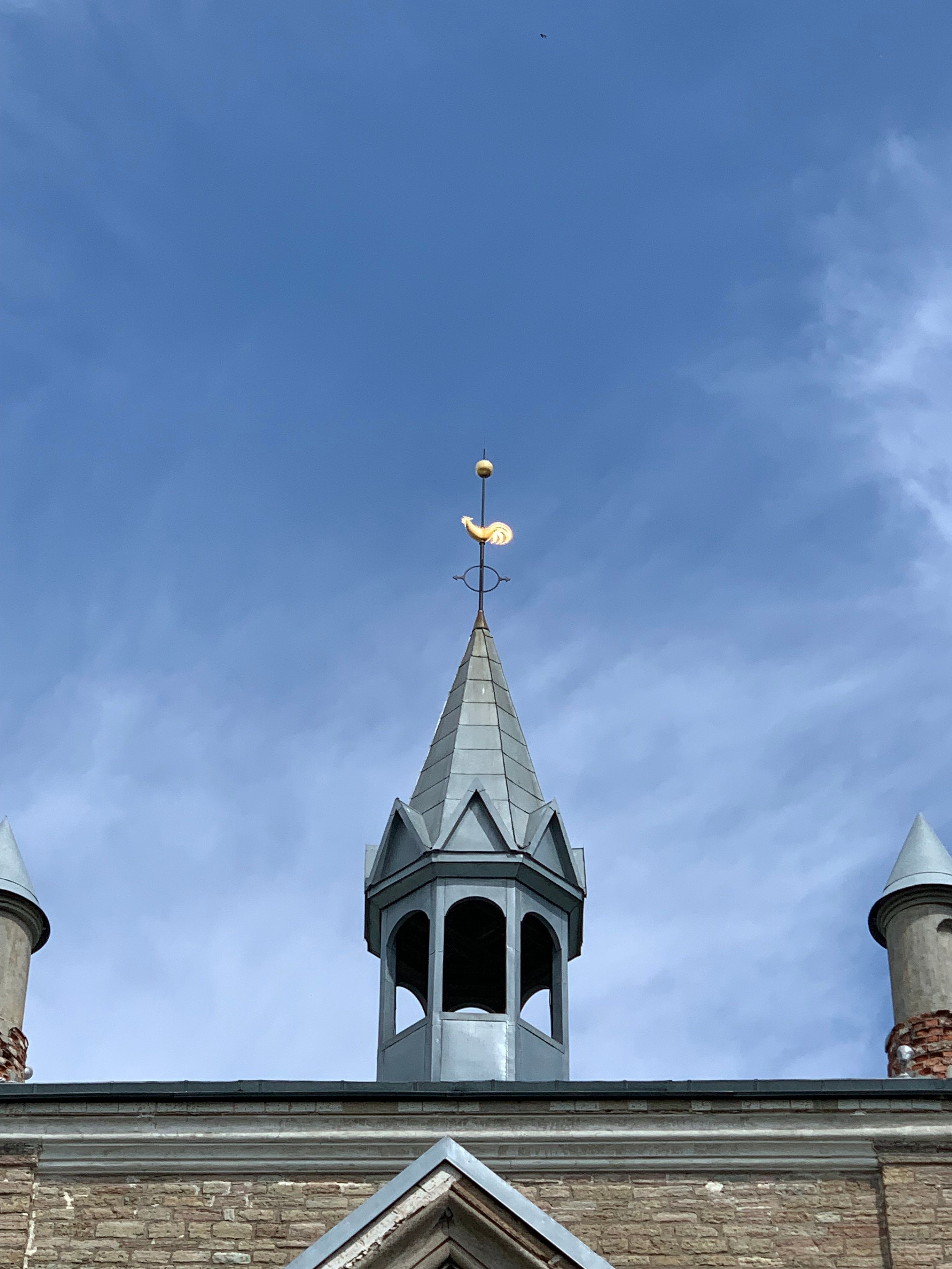 Church Tower With Steps To The Doorway · Free Stock Photo