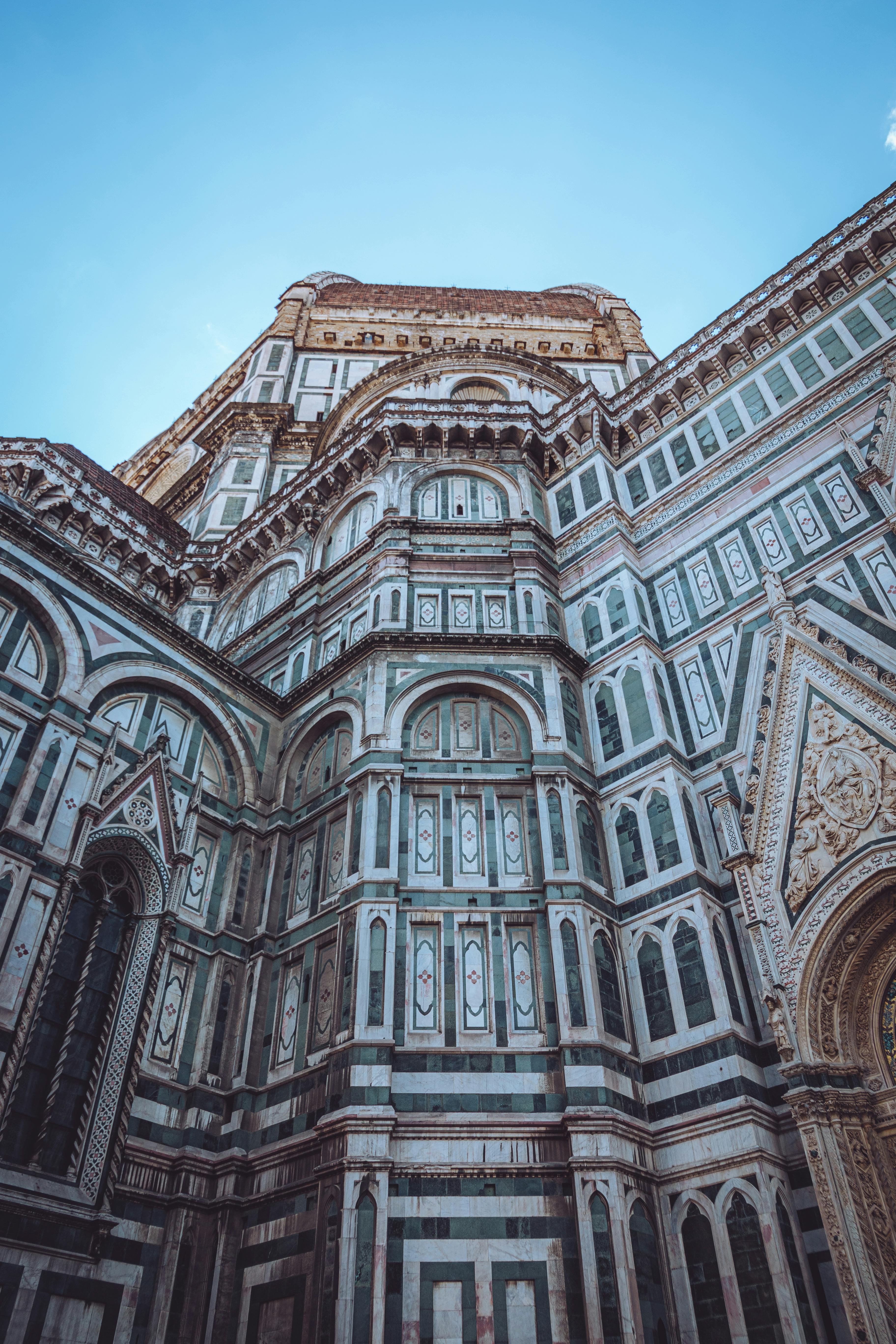 Gothic Revival Facade of Florence Cathedral · Free Stock Photo