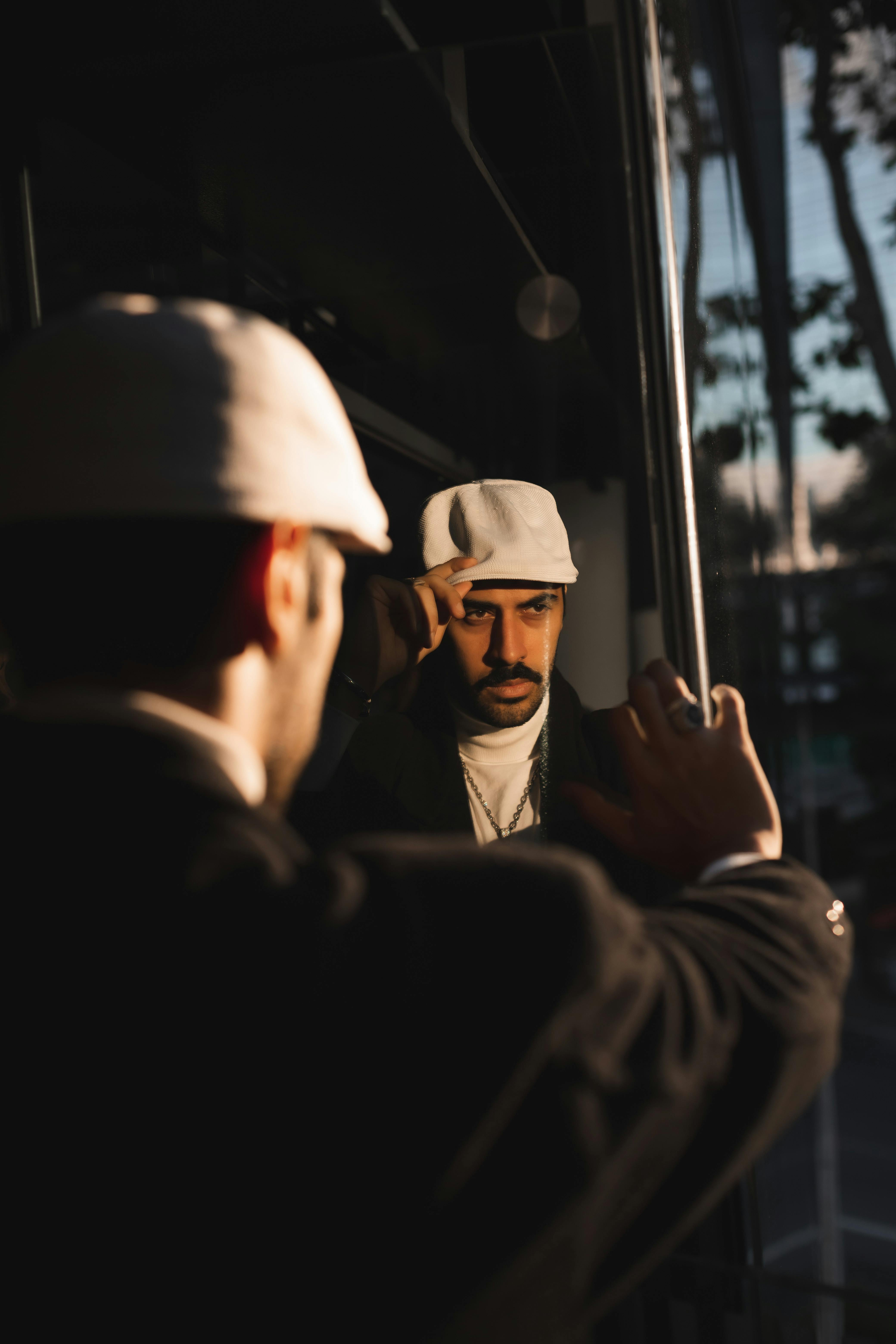 Man Reflection in Mirror · Free Stock Photo