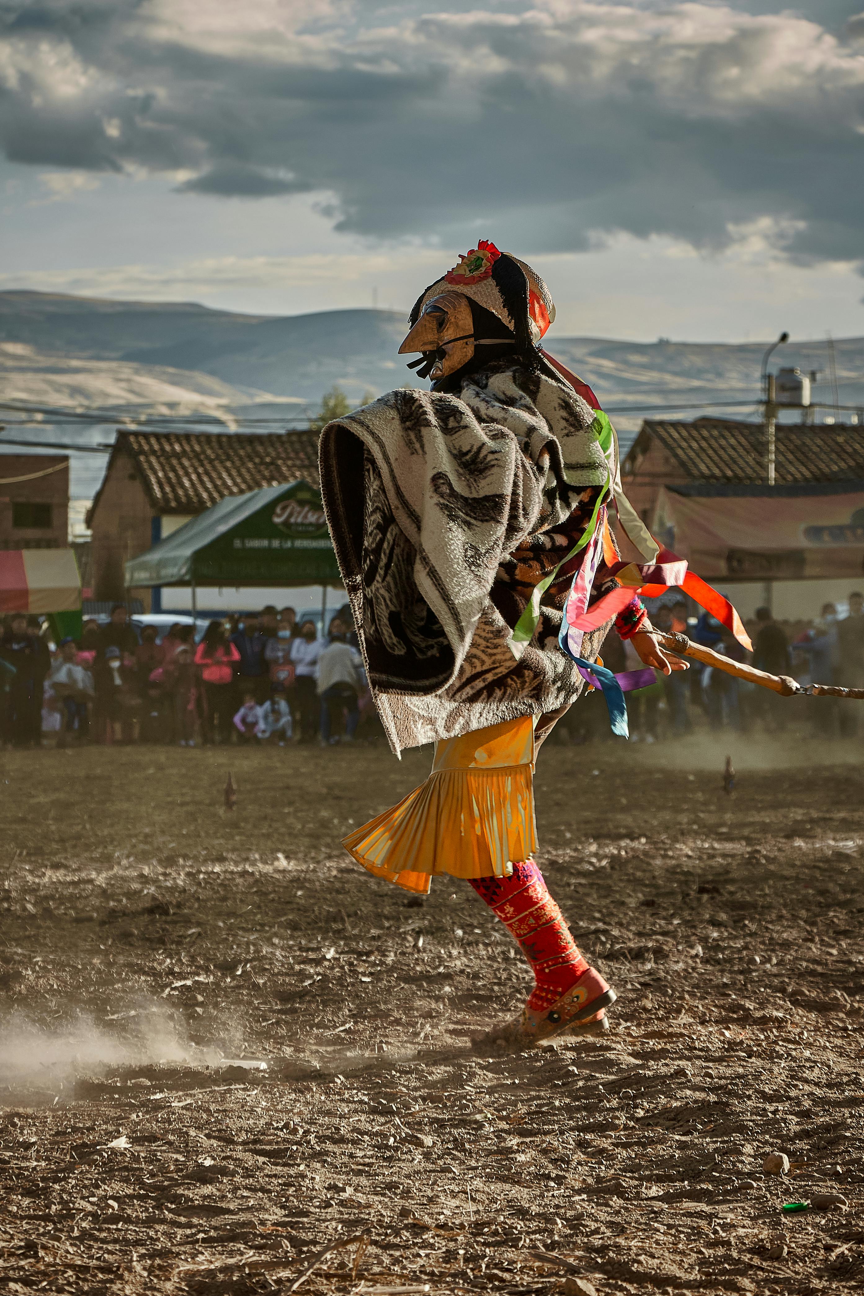 Costumers During Traditional Peruvian Celebrations · Free Stock Photo