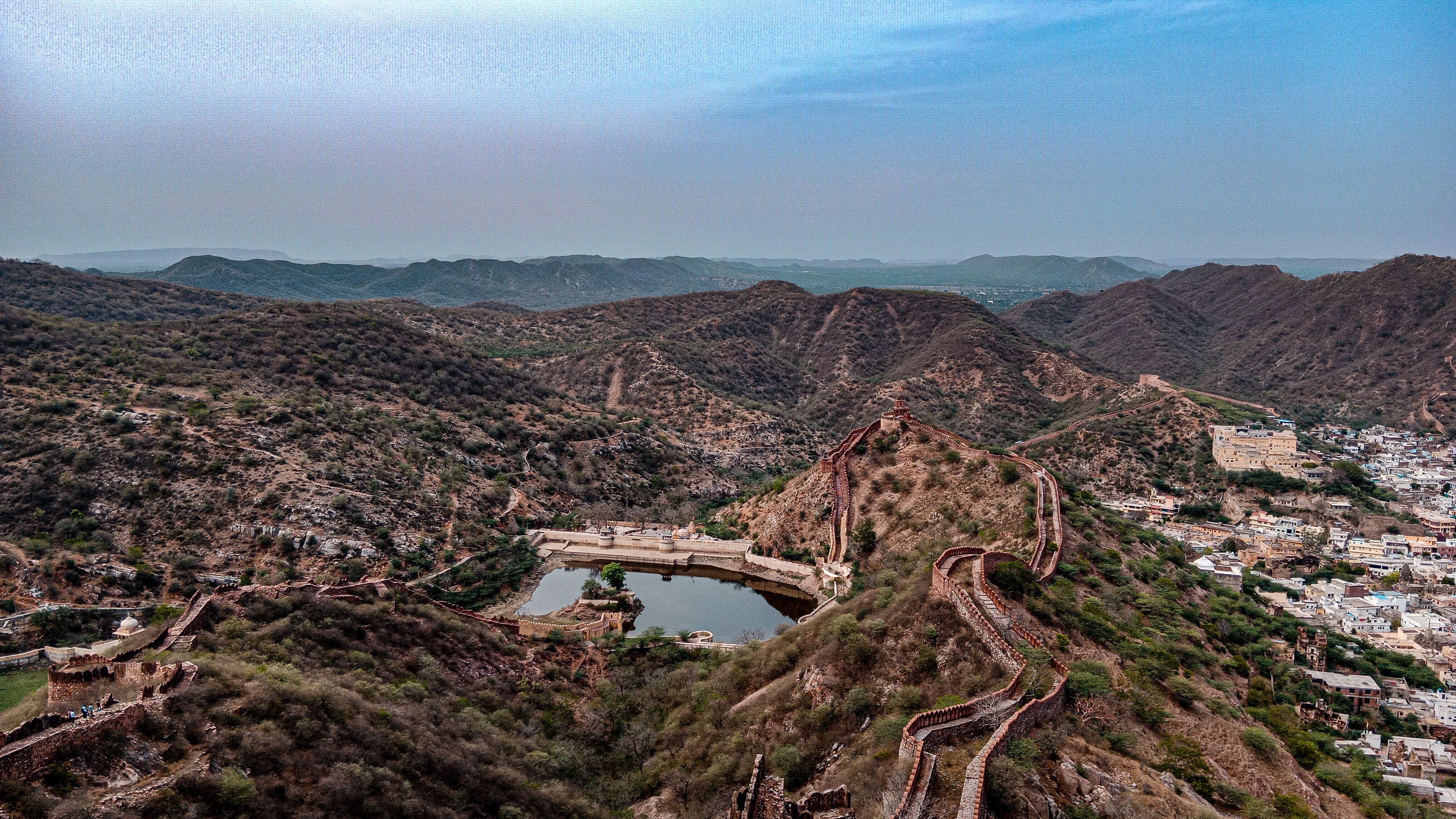Foto de stock gratuita sobre amer fort, cerros, desierto, estanque ...
