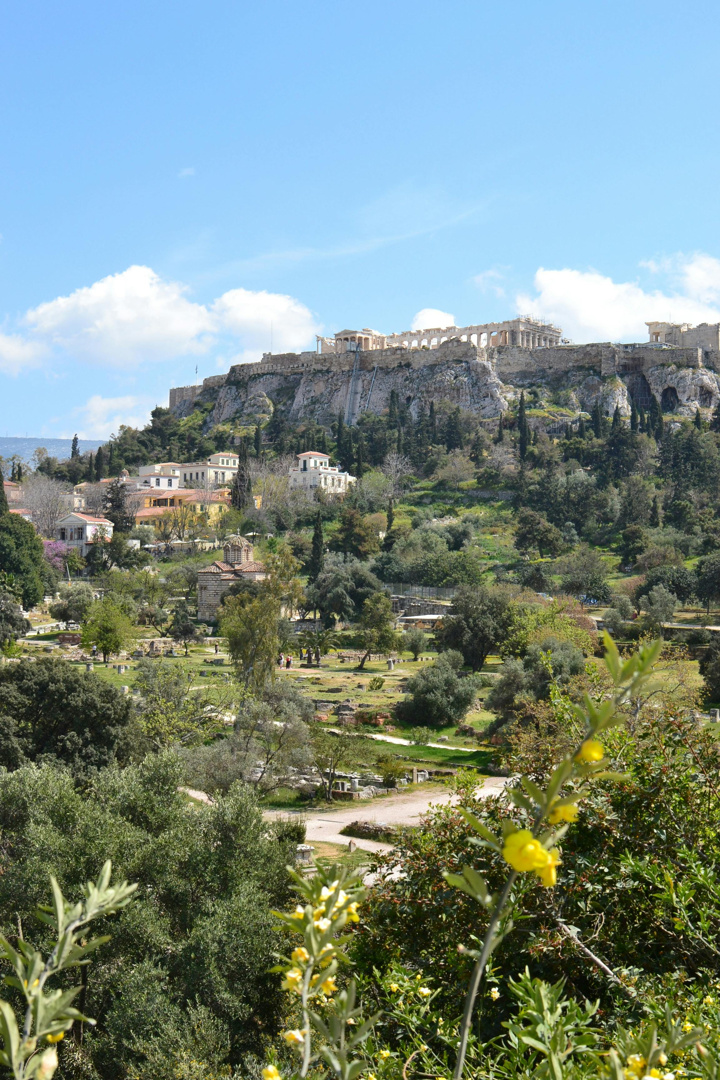 View of the Parthenon from Distance, Athens, Greece · Free Stock Photo