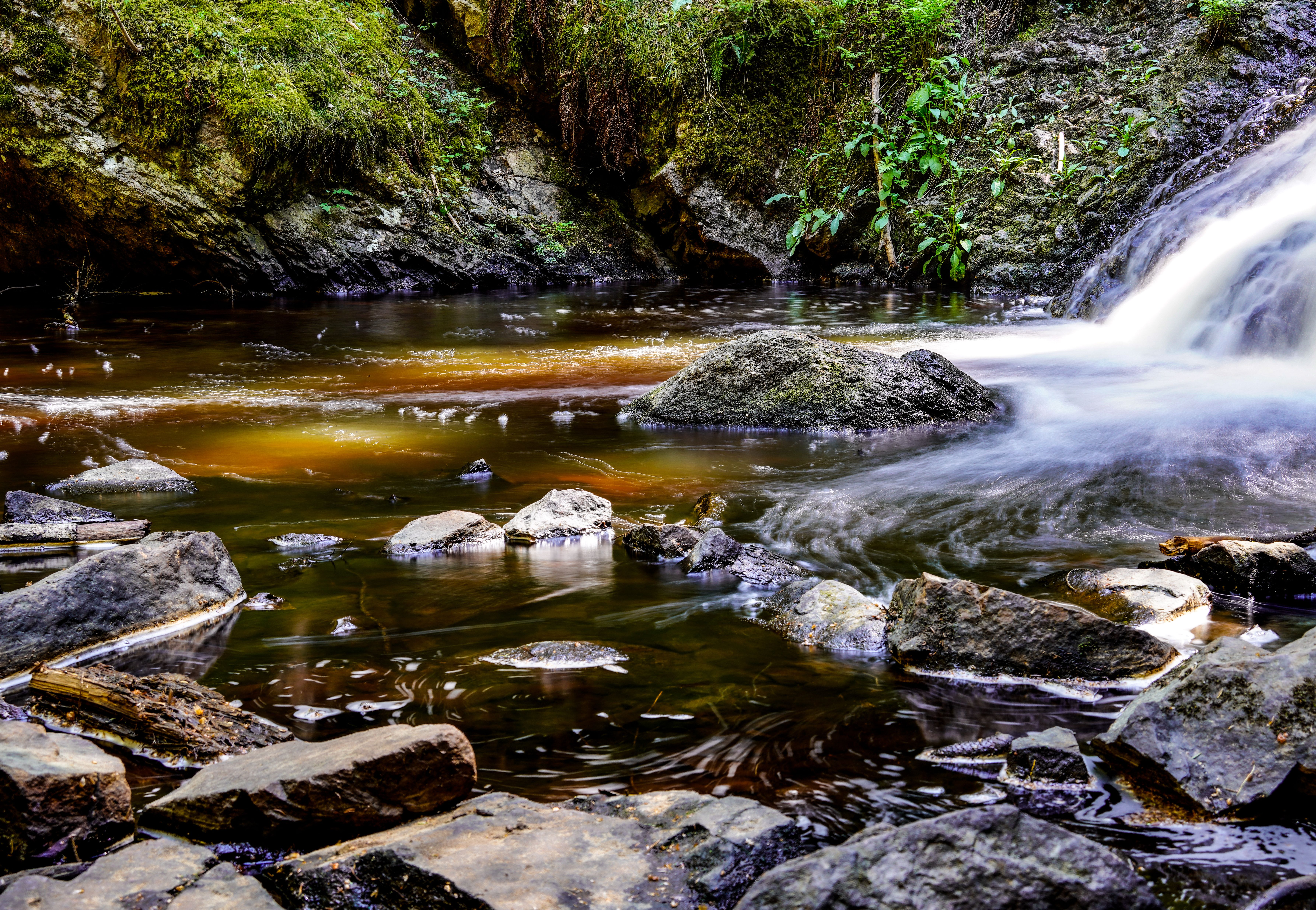 Splendid Flowing Waterfall · Free Stock Photo