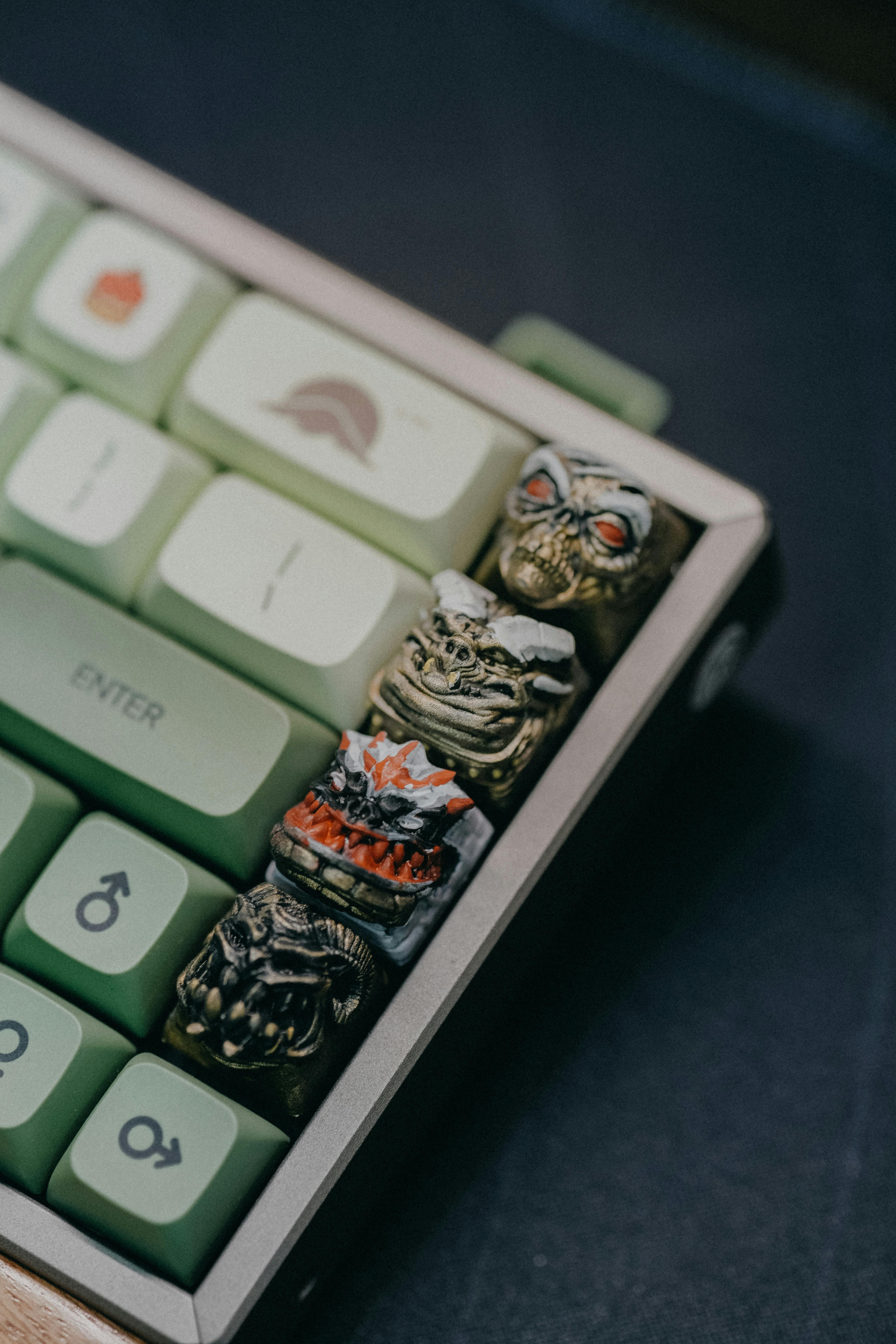 Artisan Demon Keycaps · Free Stock Photo