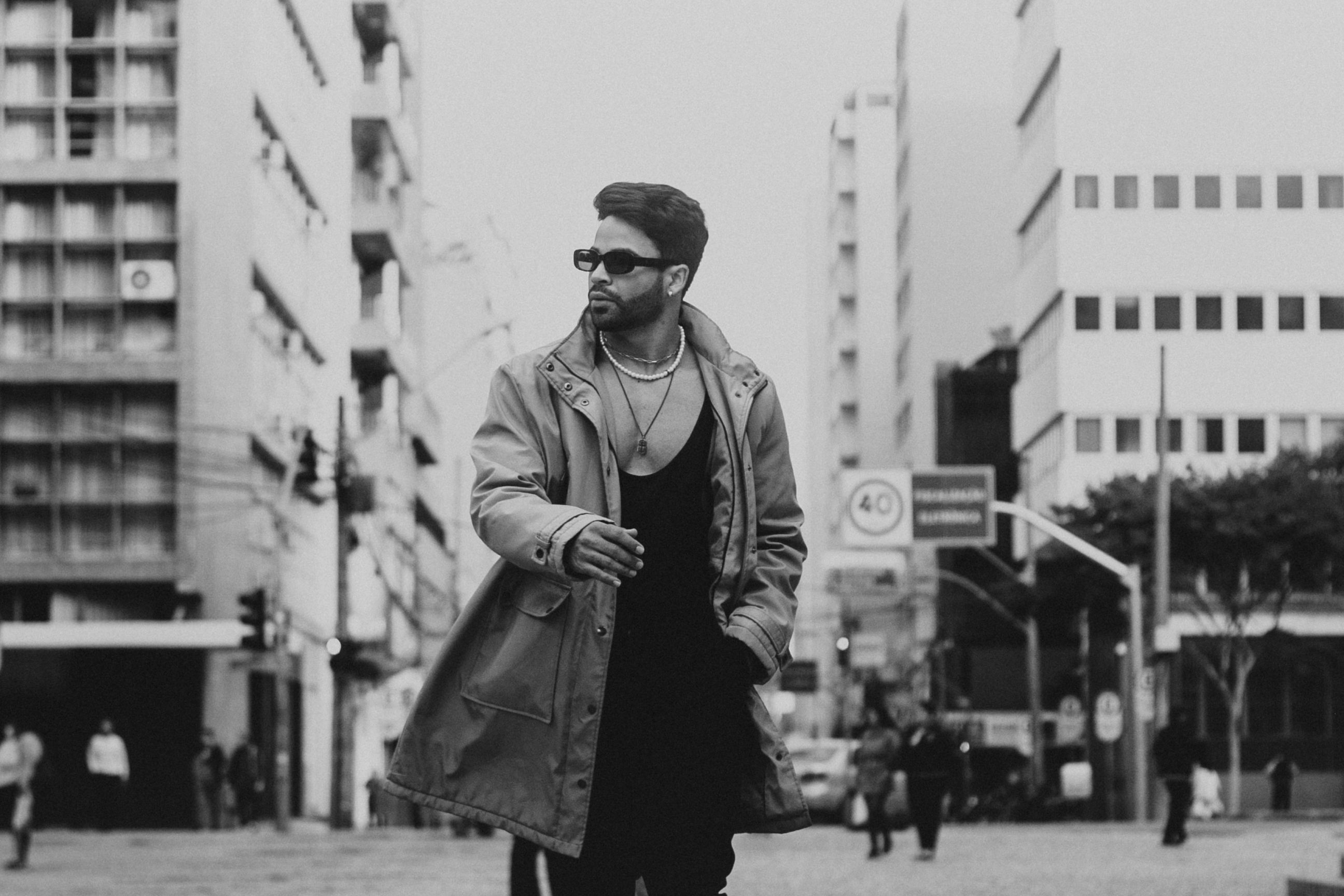 Man Walking City Street · Free Stock Photo