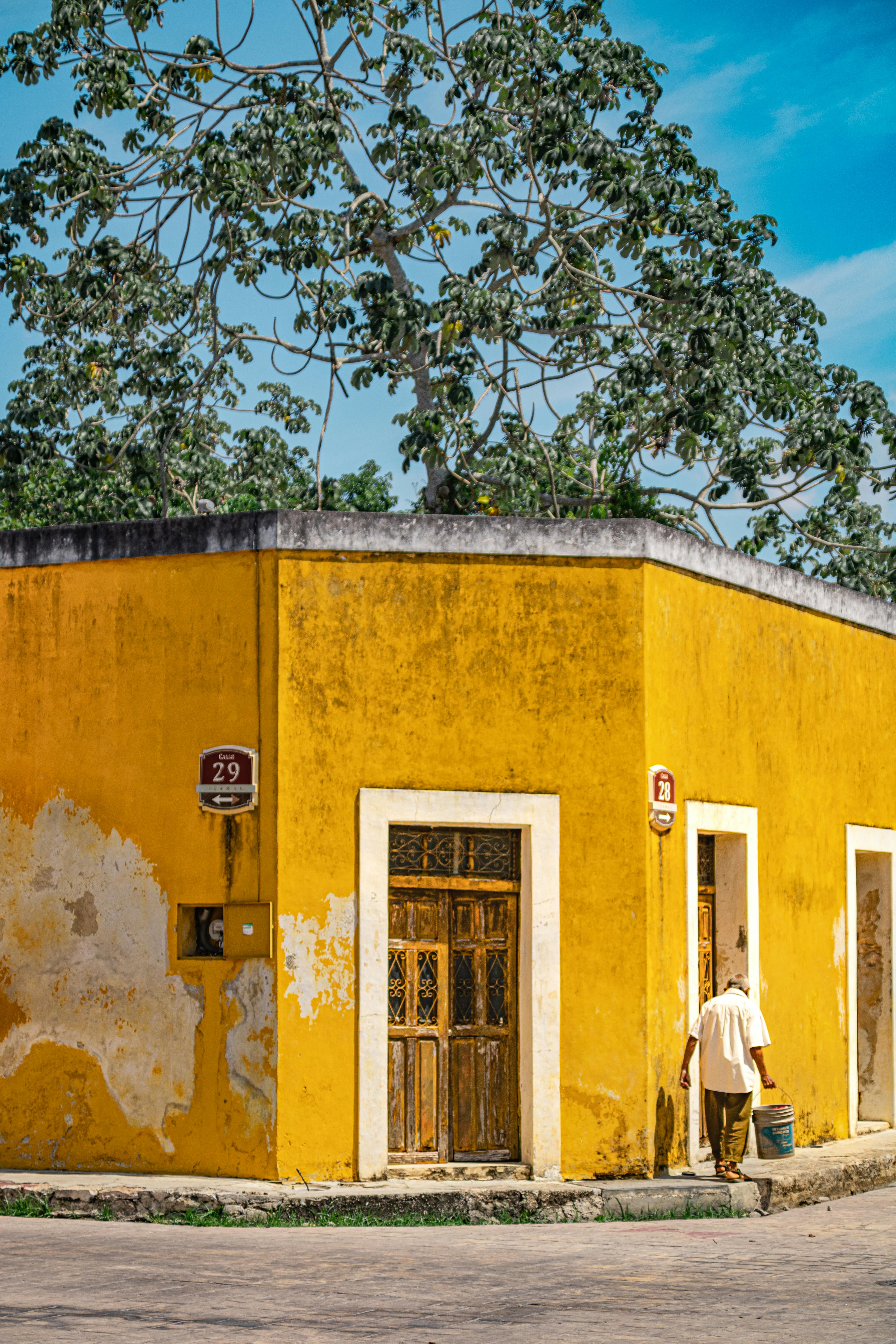 Yellow City on Yucatan · Free Stock Photo