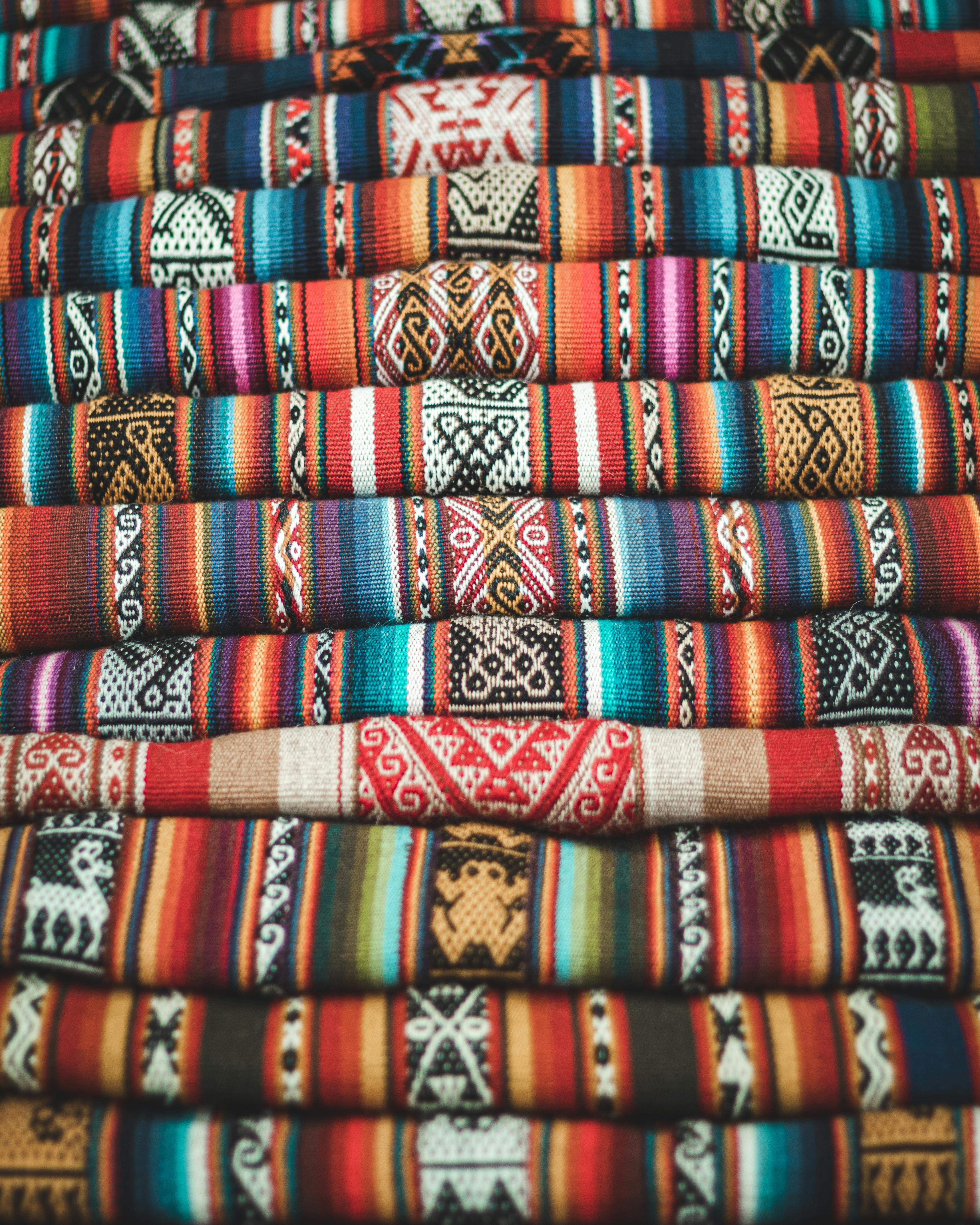 Close up of Traditional, Handmade Carpets · Free Stock Photo