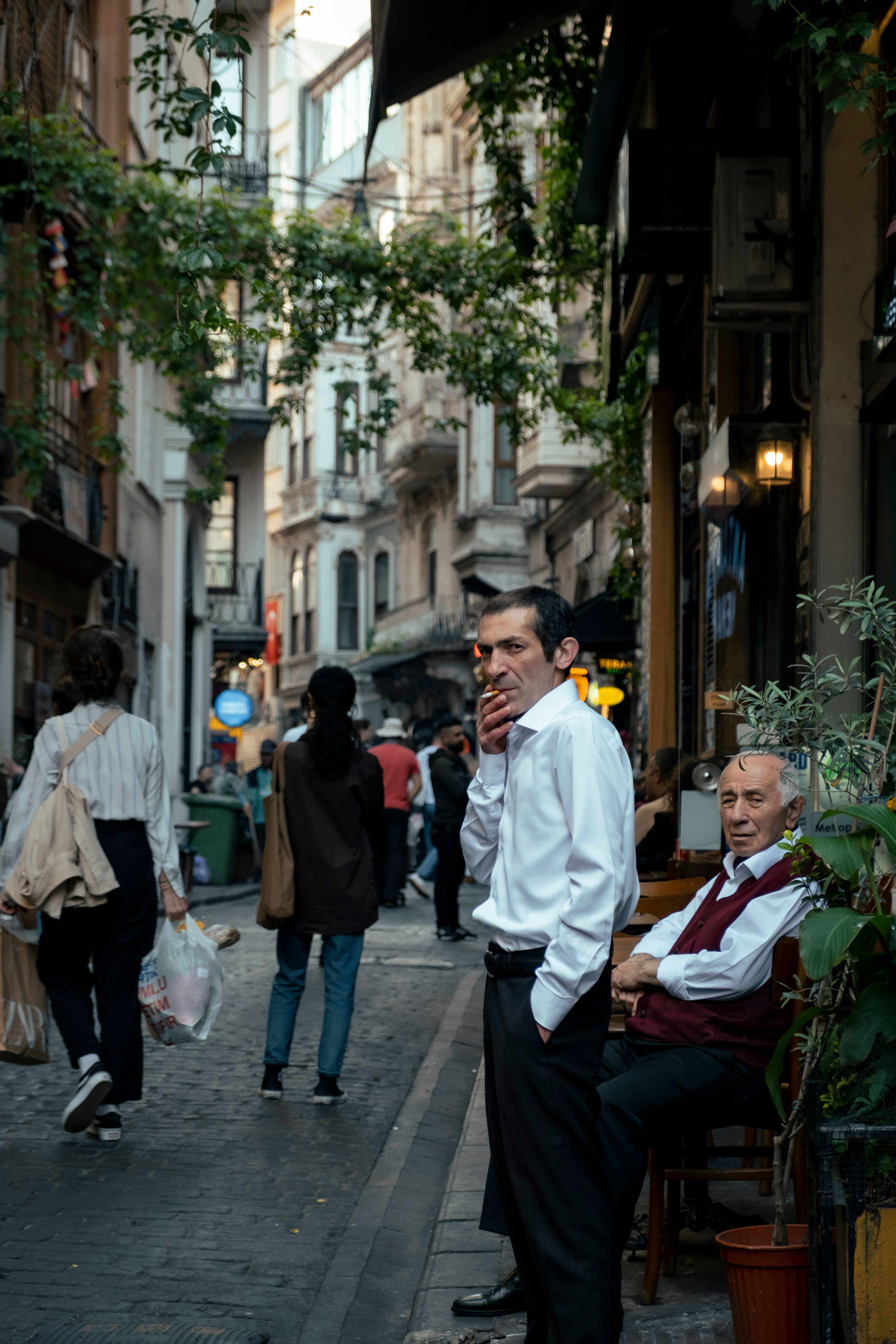 People on Narrow Street in Istanbul · Free Stock Photo