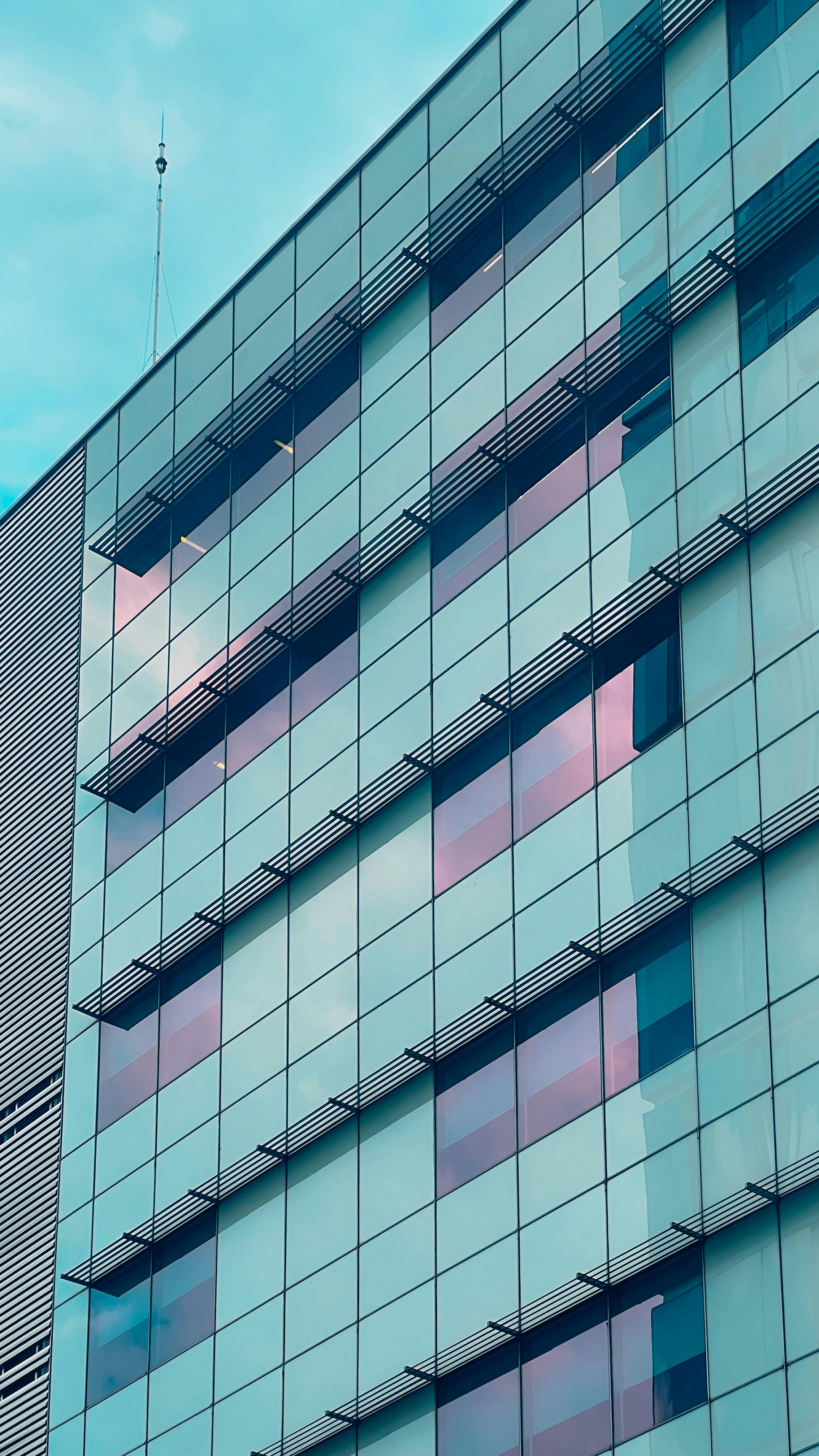 Stained Glass High-rise Building · Free Stock Photo