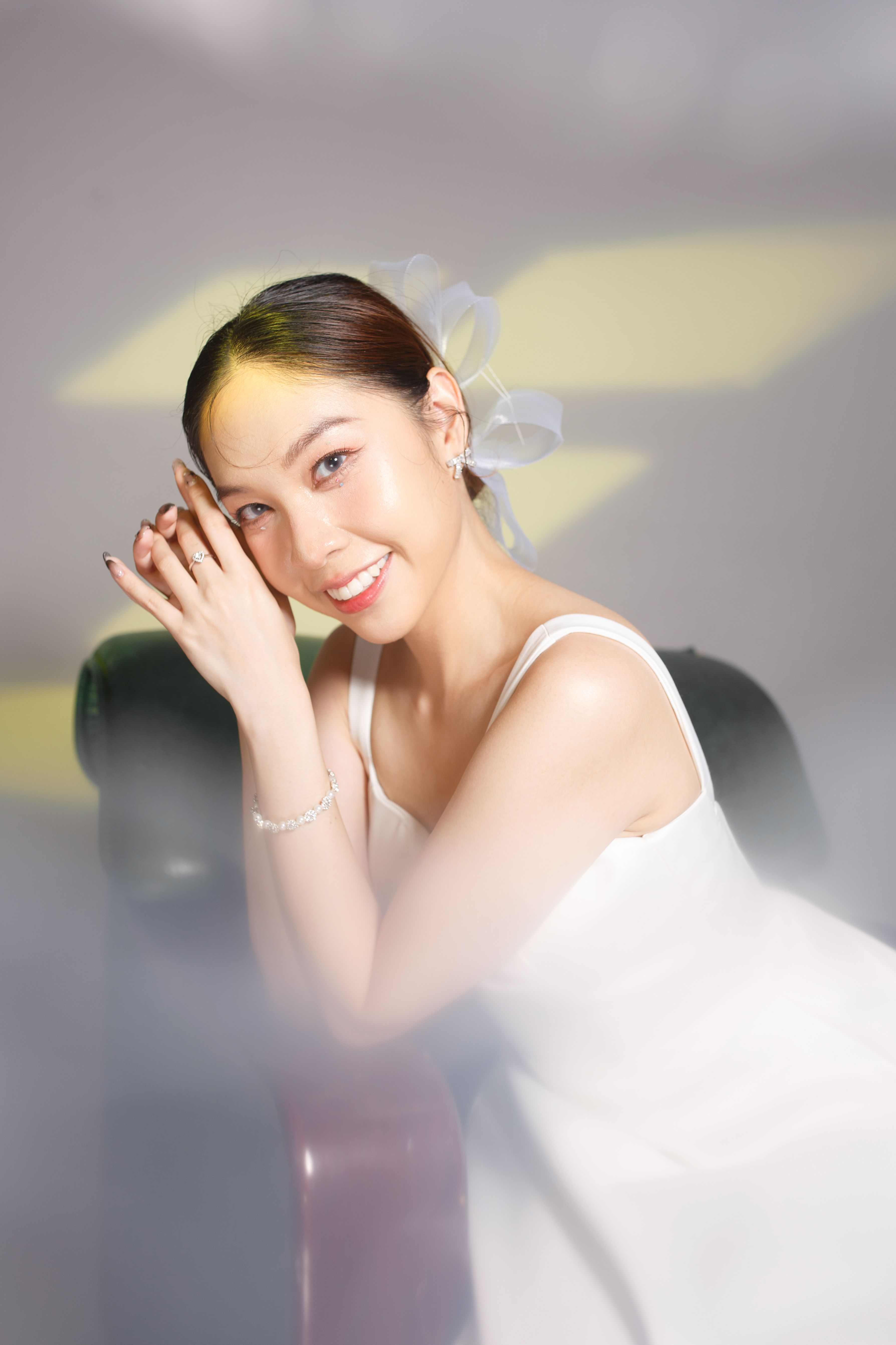 Portrait of a Smiling Bride · Free Stock Photo