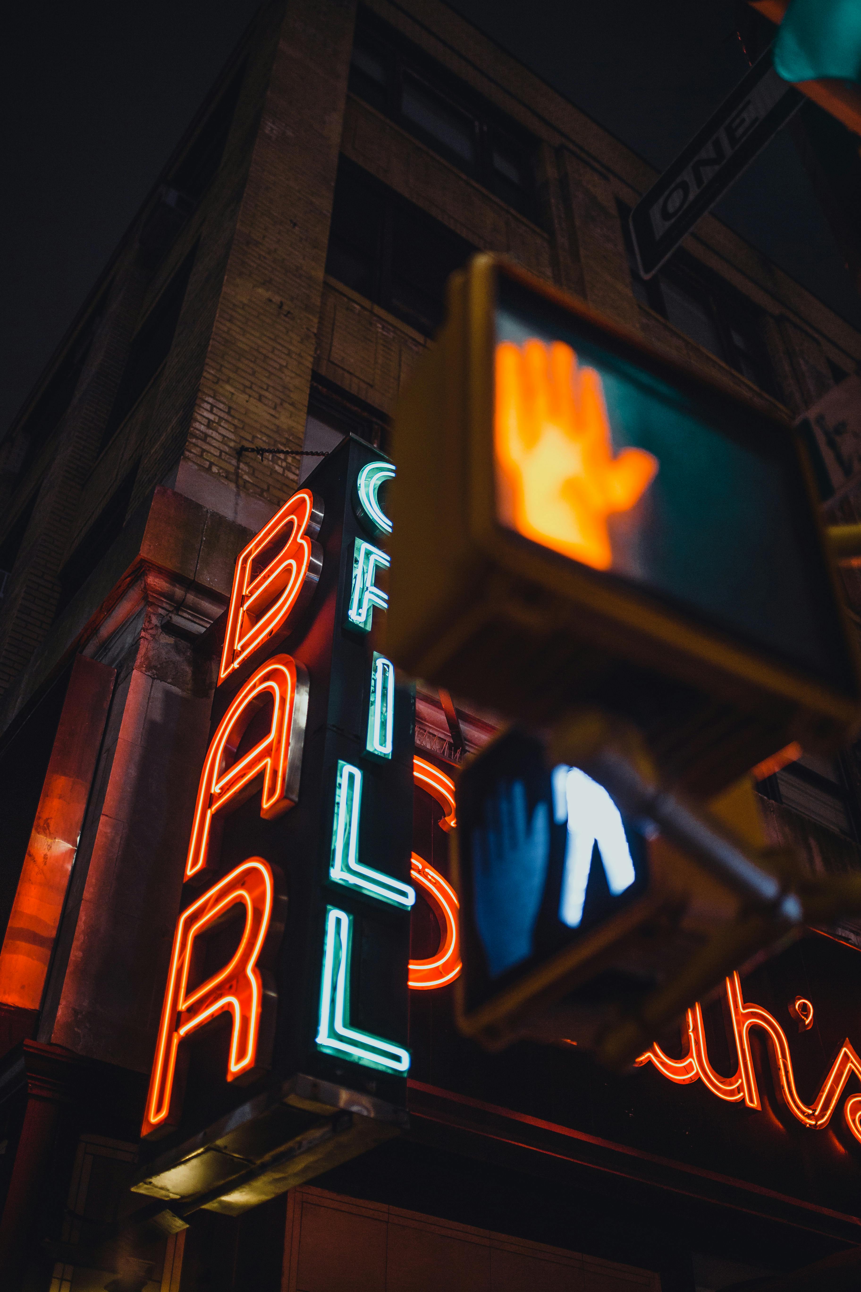 Bar Grill Neon Sign · Free Stock Photo