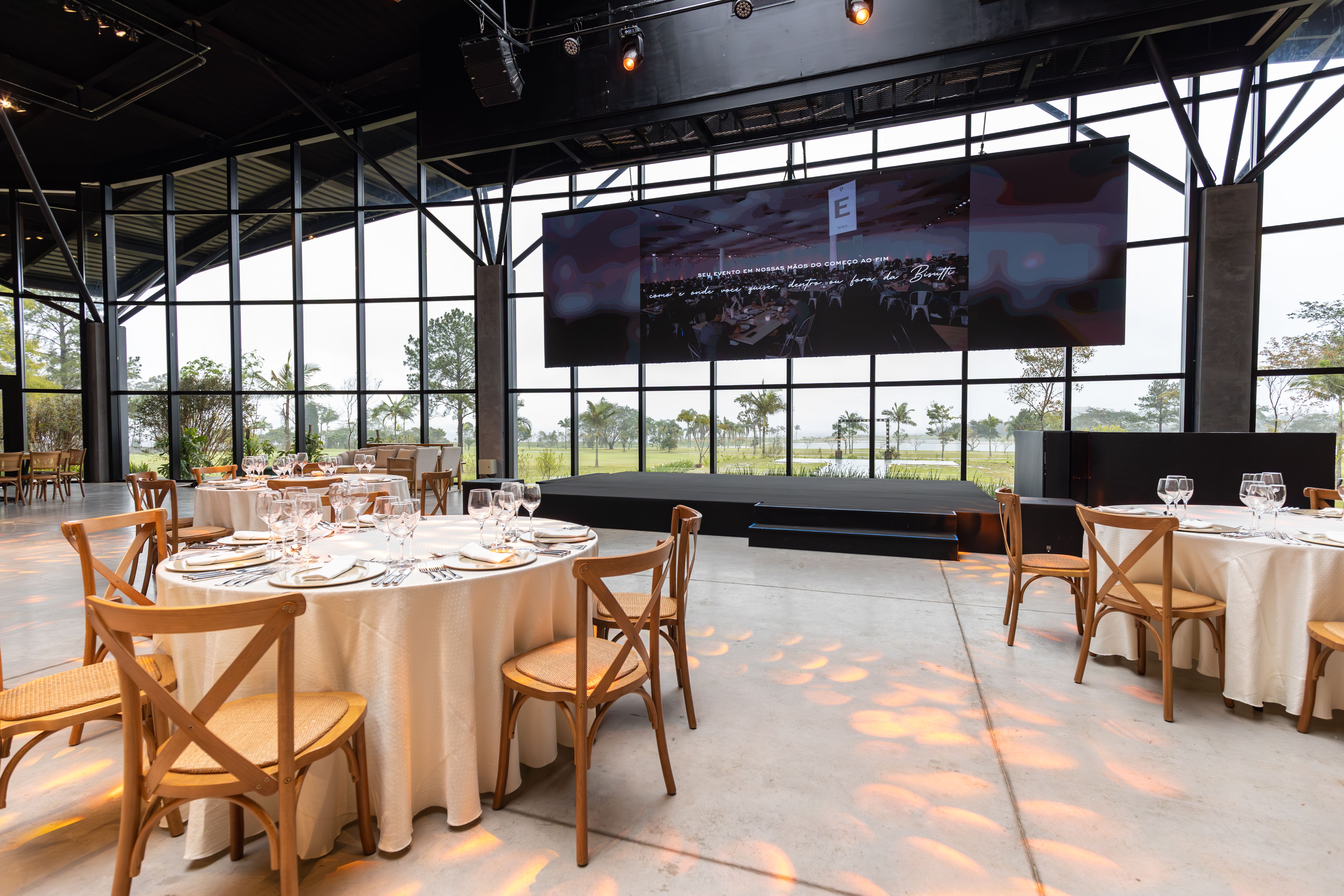 Huge Screen in the Banquet Hall of the Restaurant · Free Stock Photo