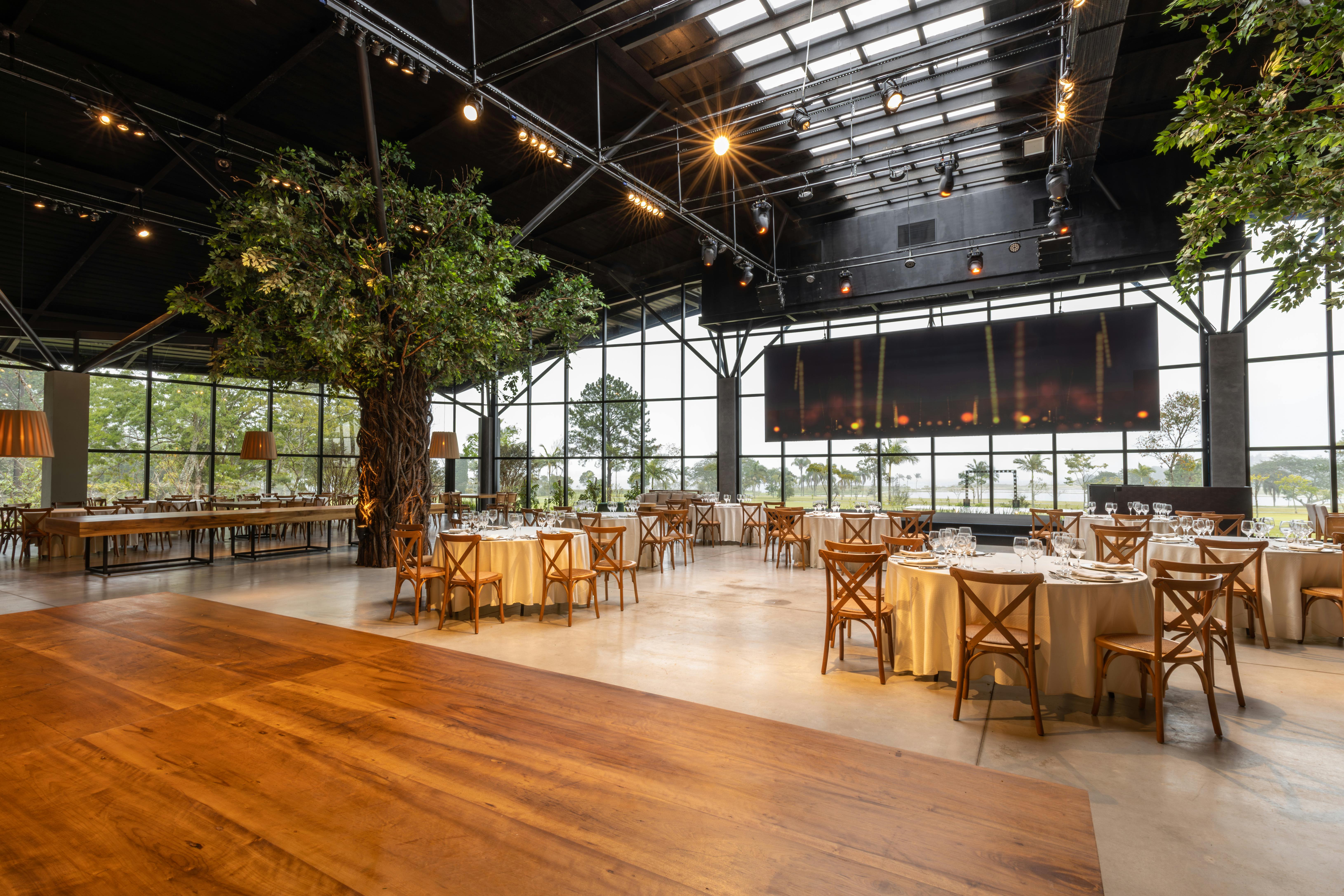 Glass Banquet Hall with a Nice View · Free Stock Photo