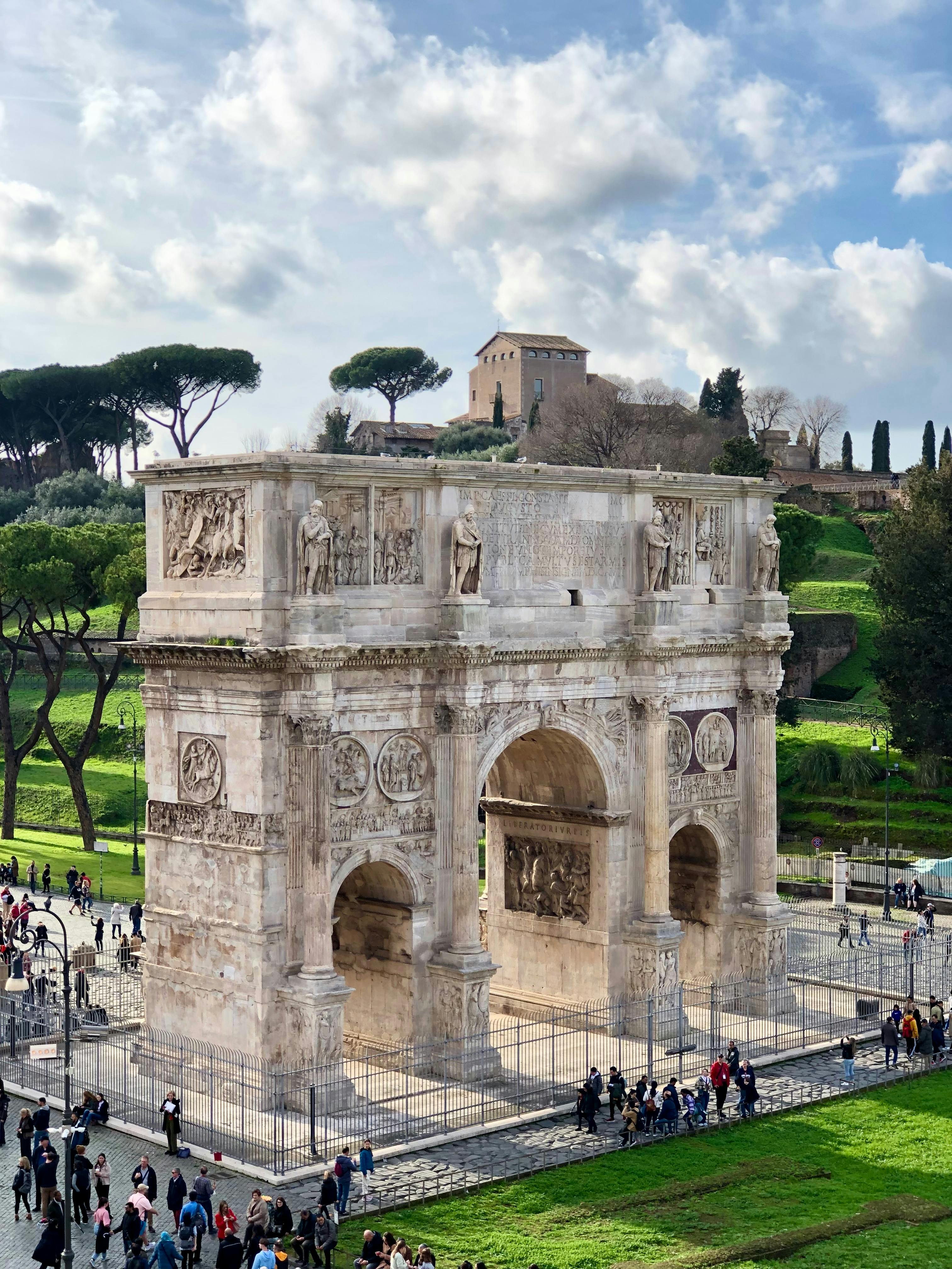Arch of Constantine in Rome · Free Stock Photo