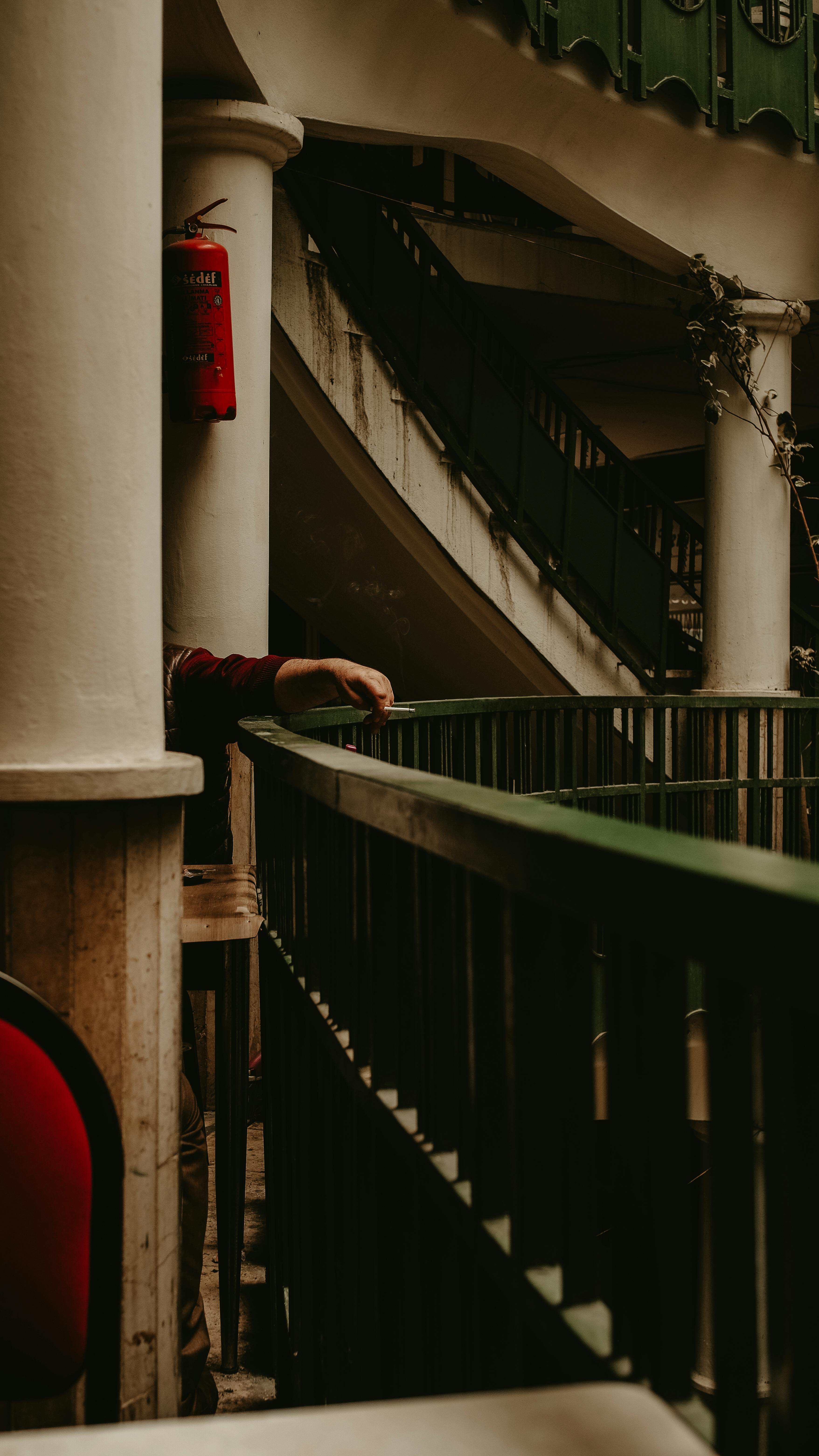 Hand on Railing · Free Stock Photo