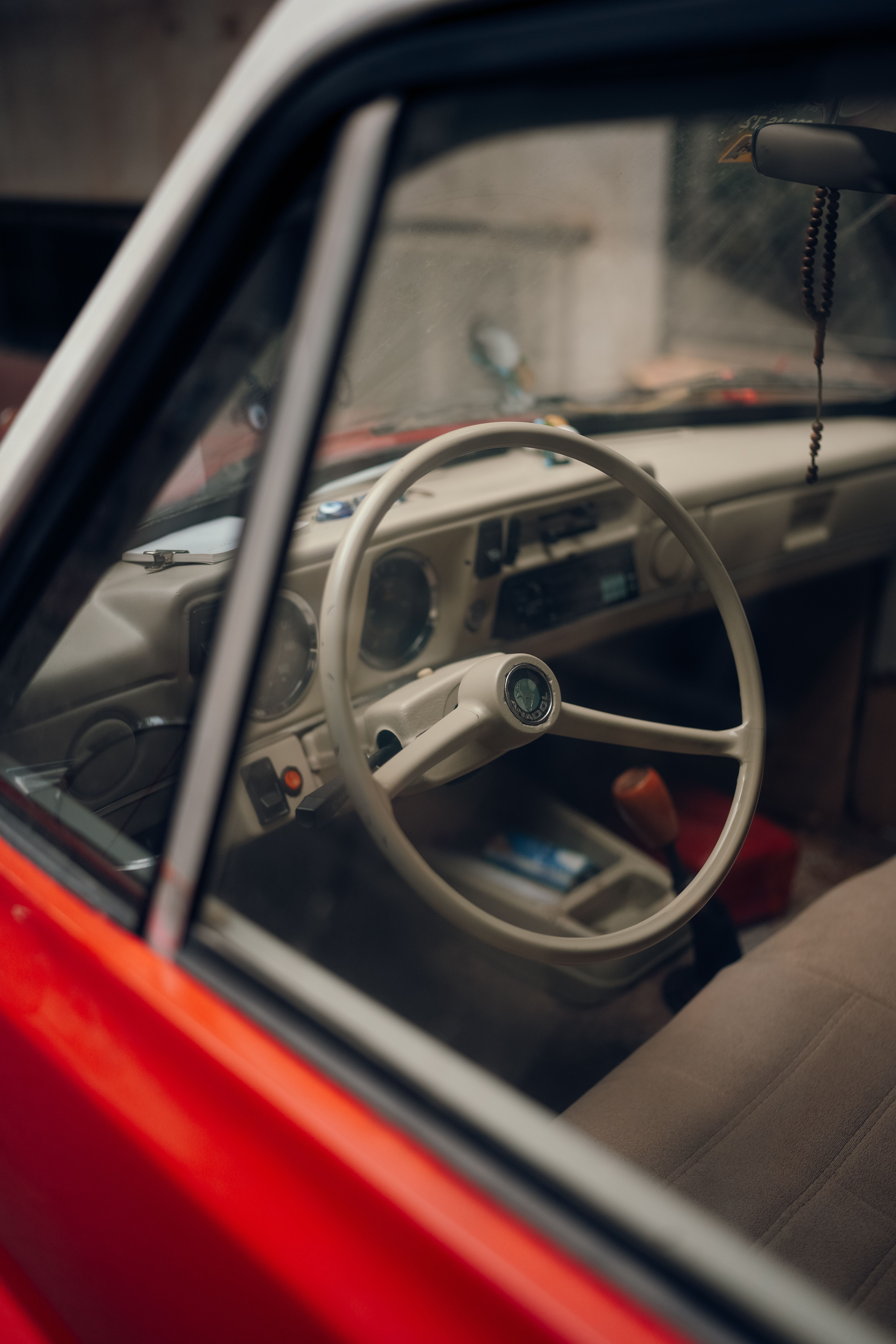Interior of a Vintage Nissan Figaro · Free Stock Photo
