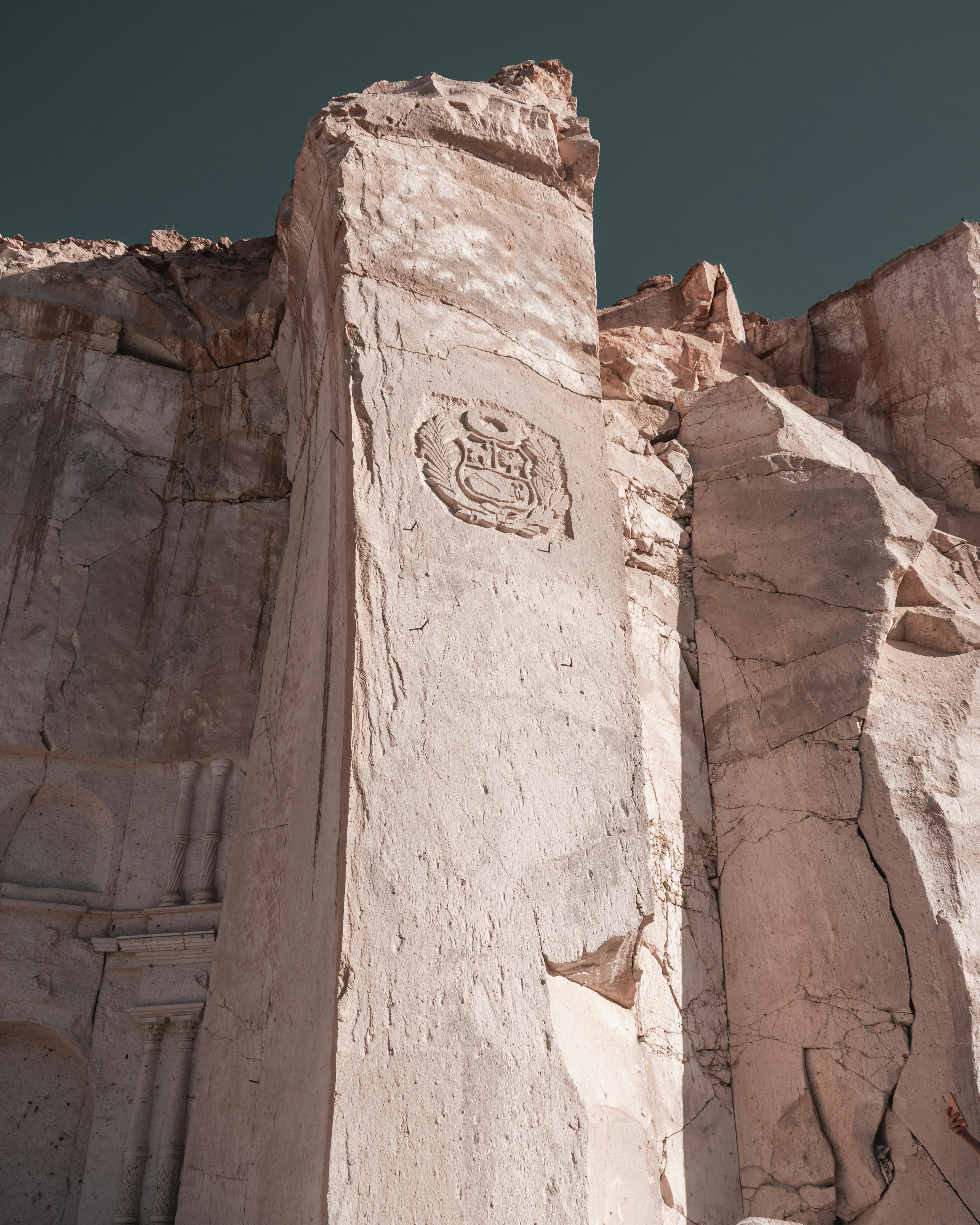 Carvings in a Rock Formation in Peru · Free Stock Photo