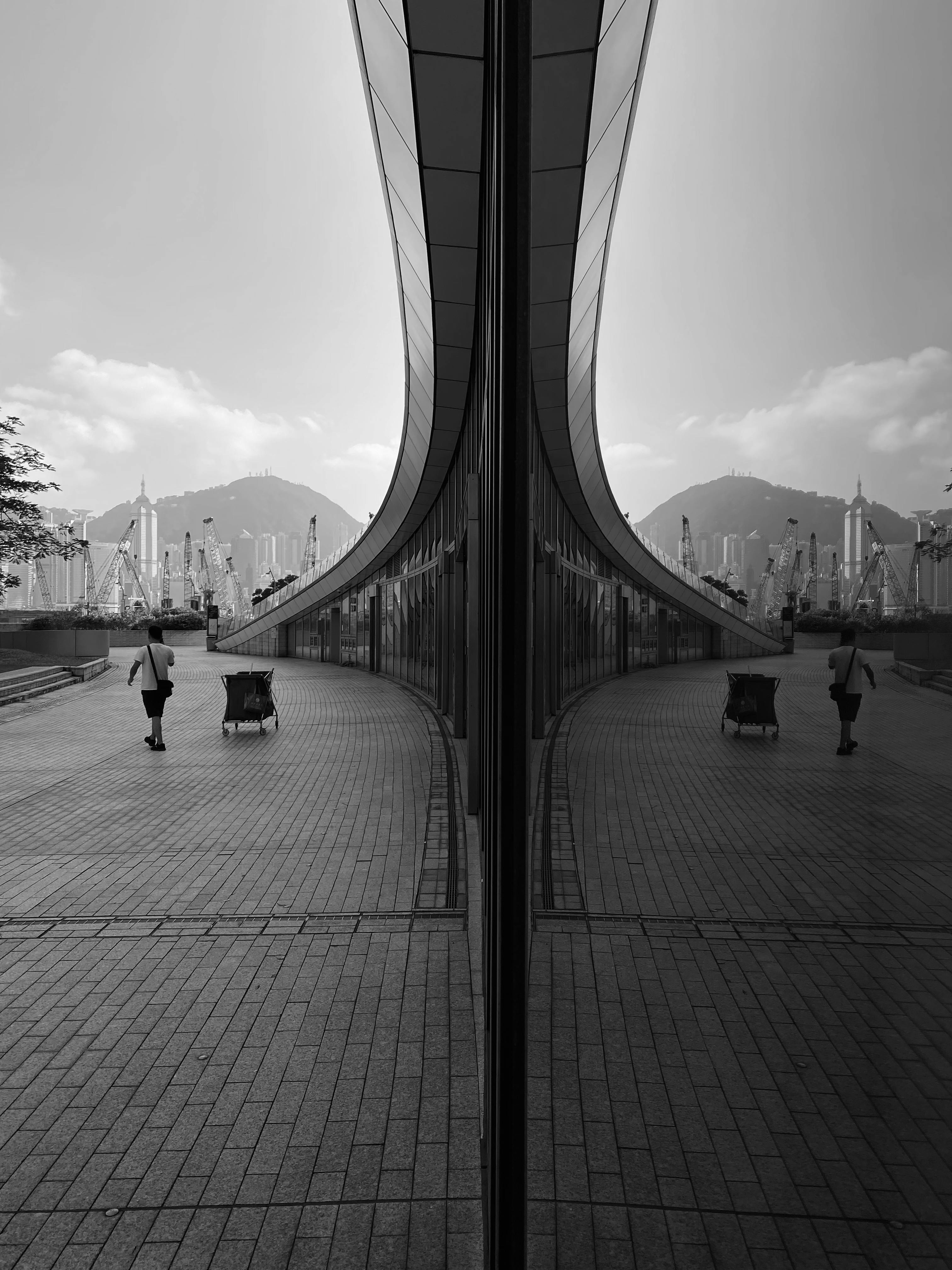 Reflection in Glass Facade · Free Stock Photo