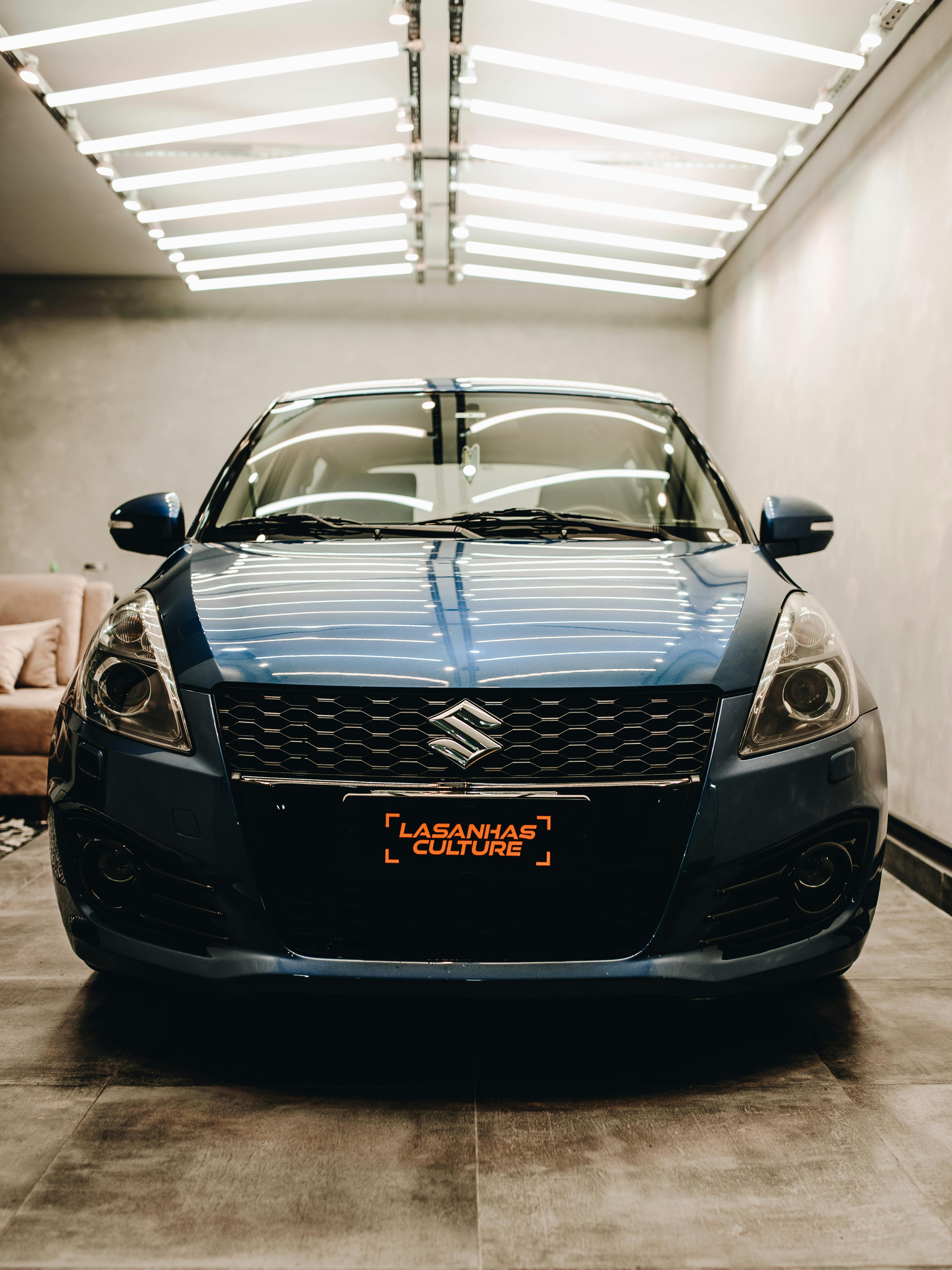 Blue Suzuki Swift · Free Stock Photo