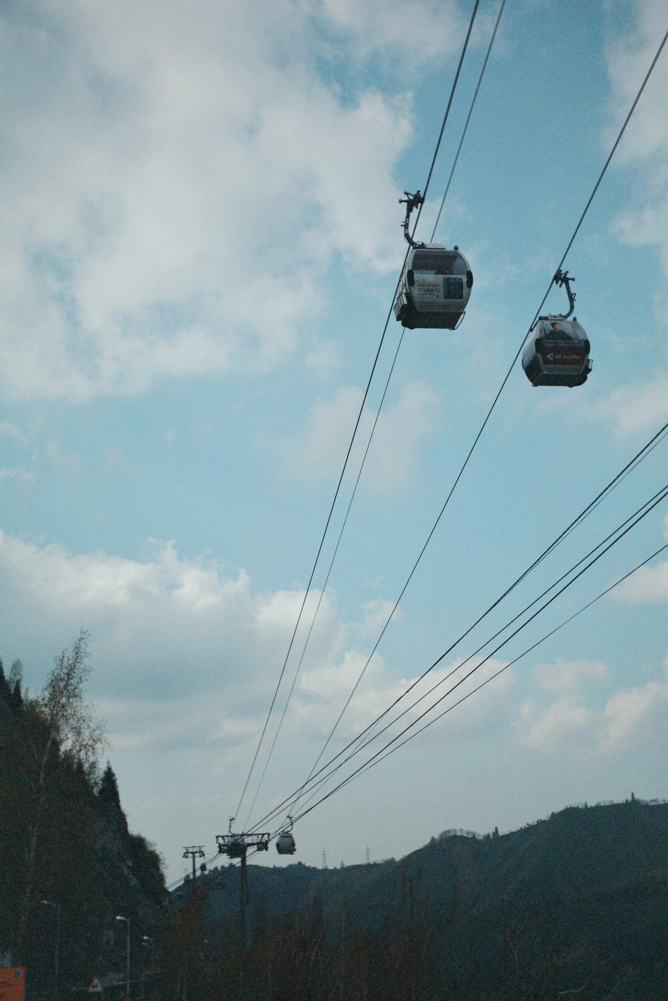 Cable Car Cabin over Forest · Free Stock Photo