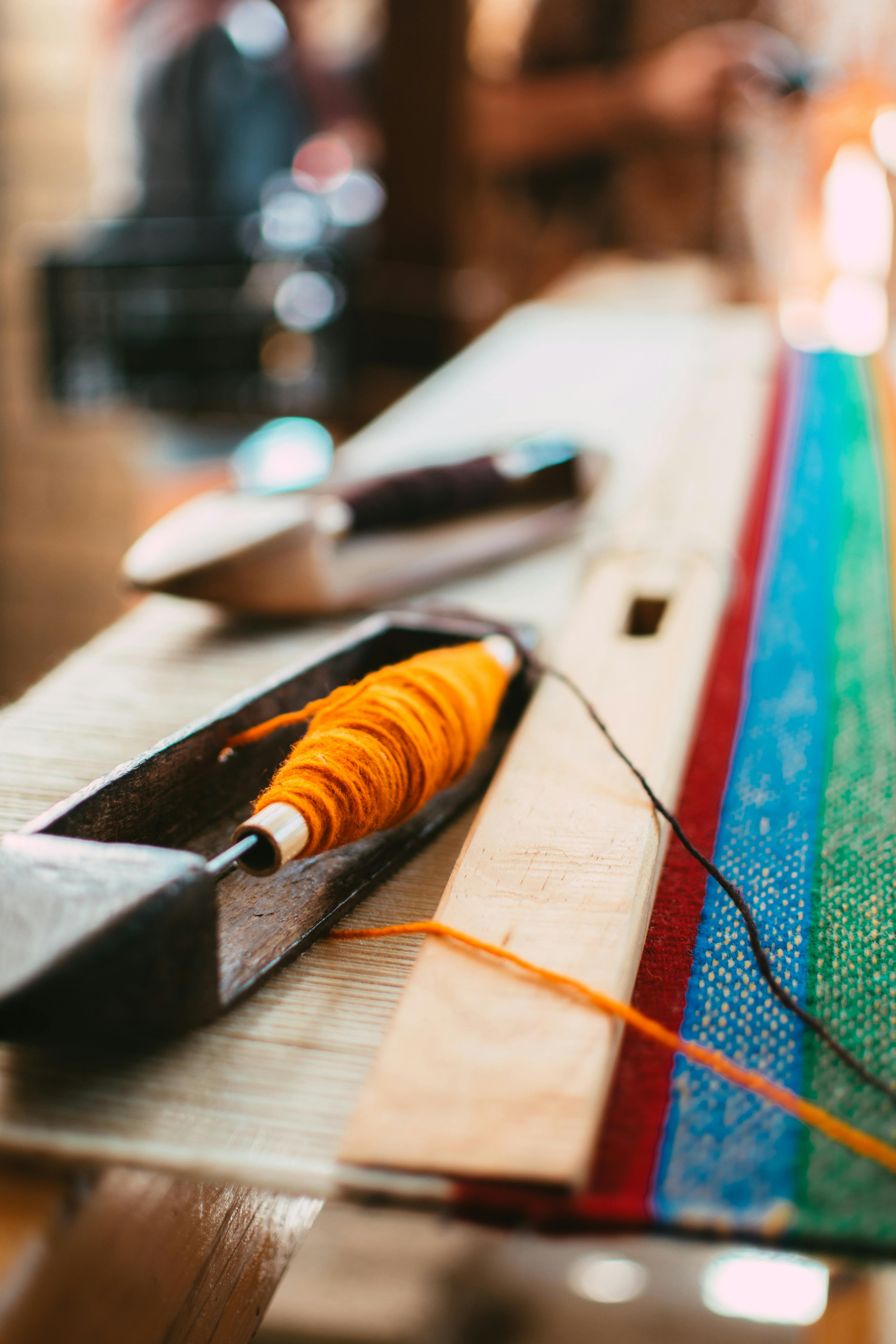 Close-Up Photograph of Sewing Threads · Free Stock Photo