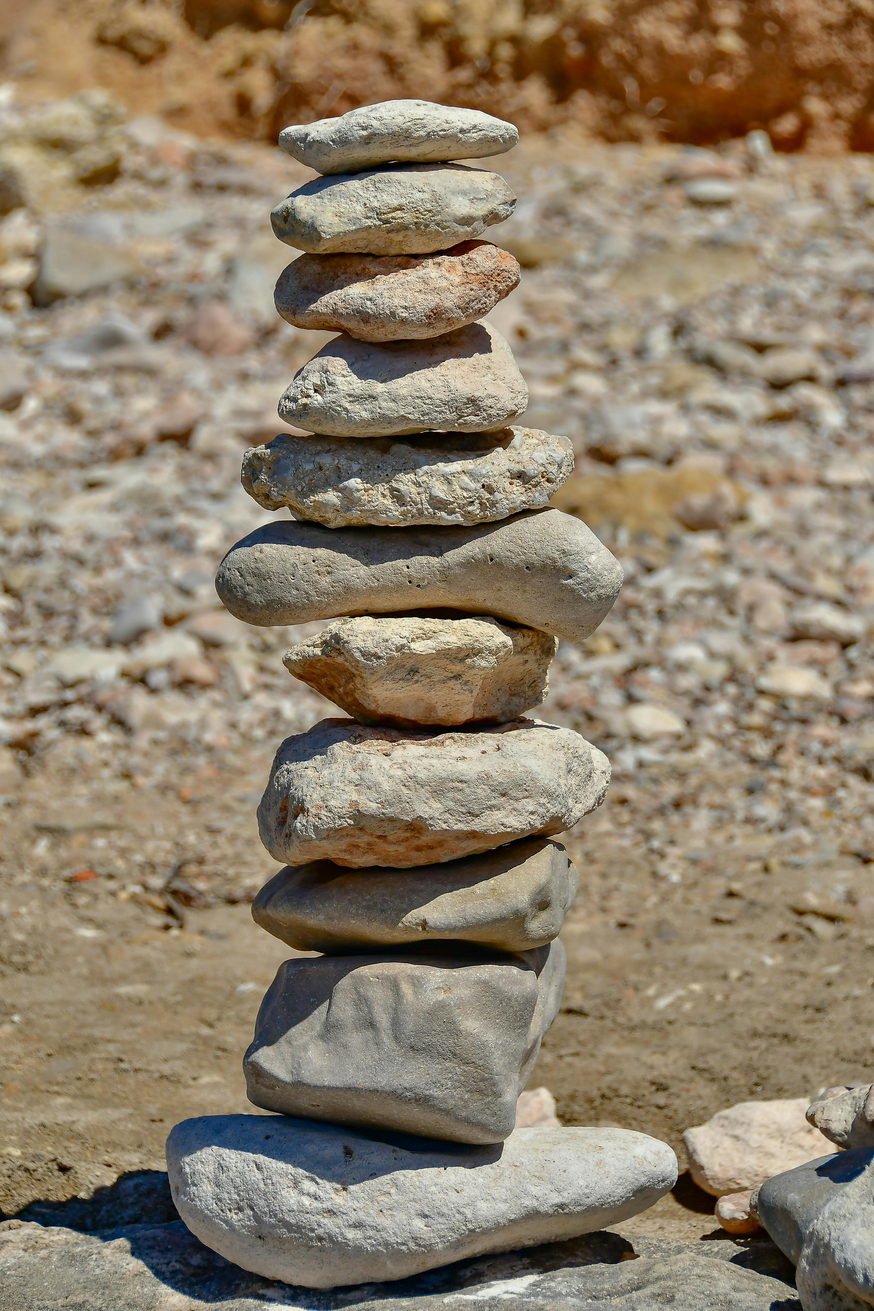 Close up of Stones Heap · Free Stock Photo