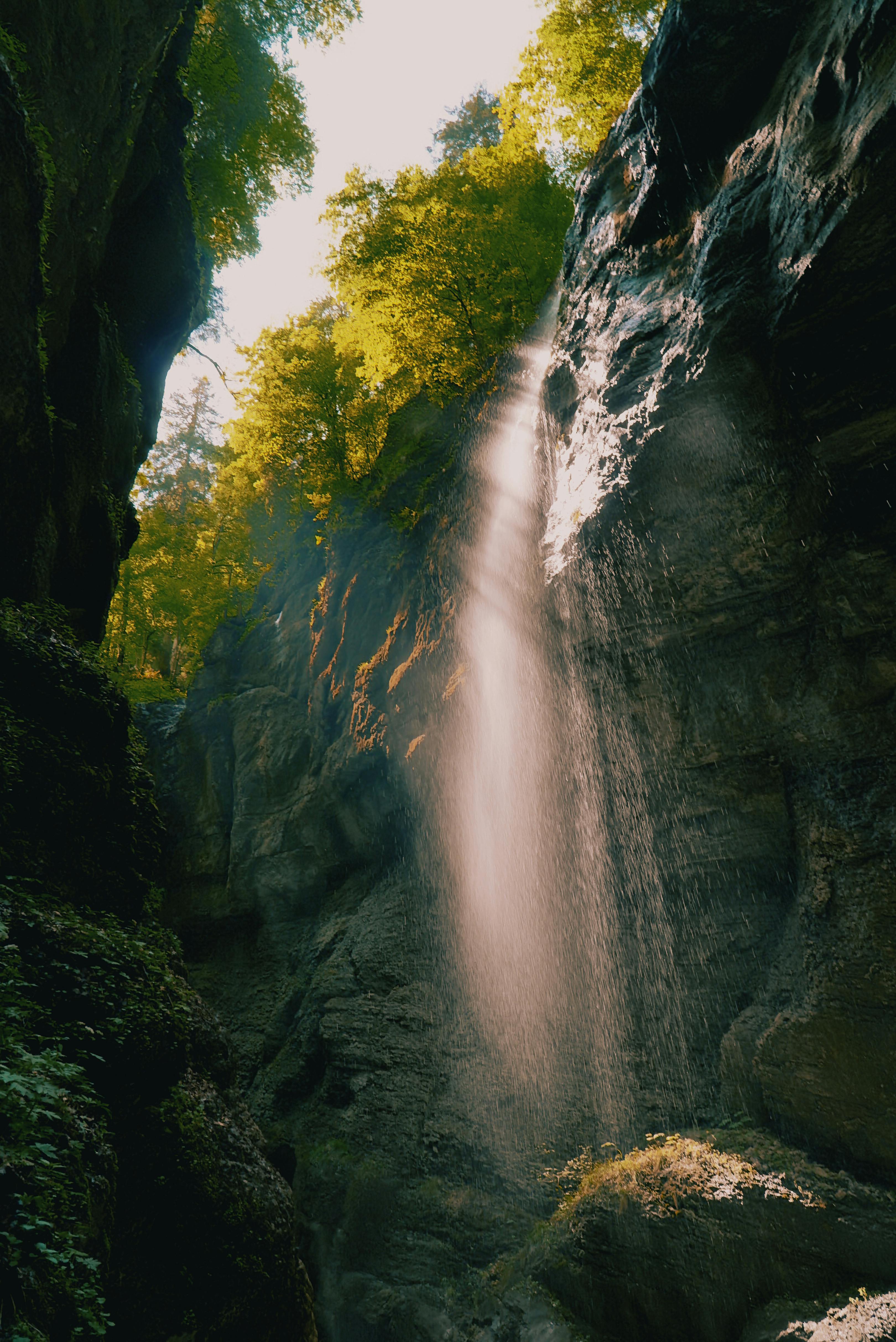 Waterfall on Rocks in Nature · Free Stock Photo
