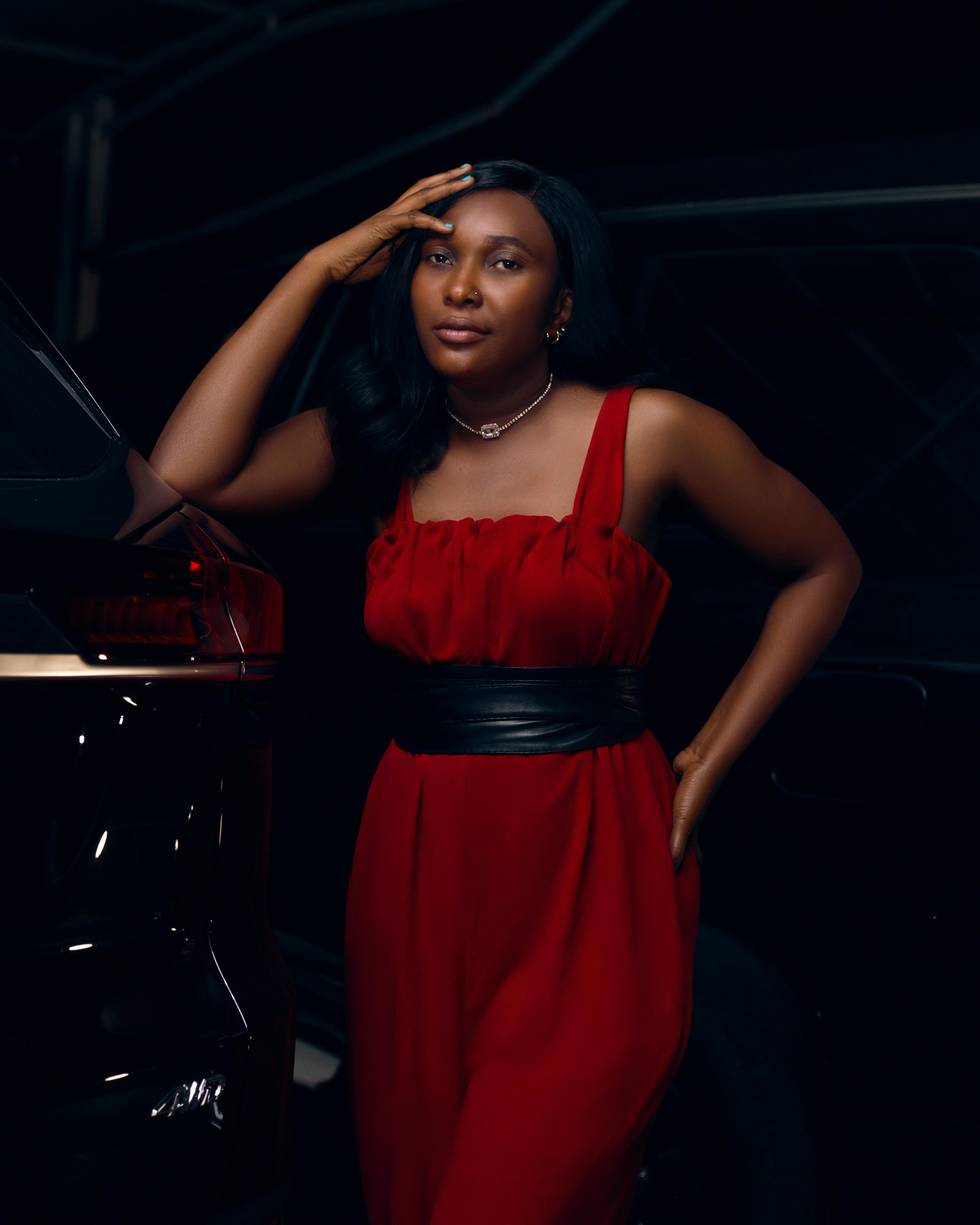 Girl Wearing a Red Dress · Free Stock Photo