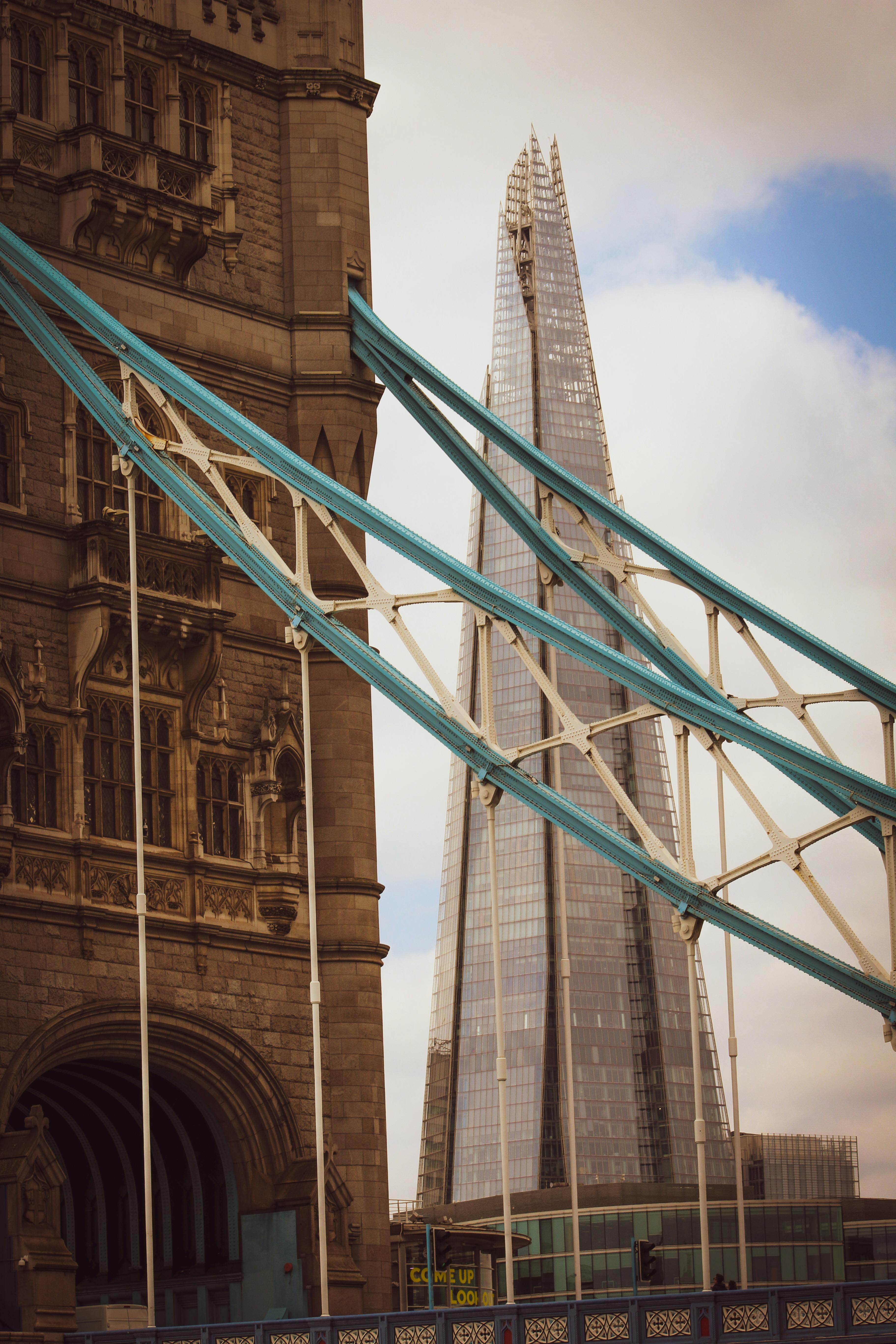 The Shard behind Bridge in London · Free Stock Photo
