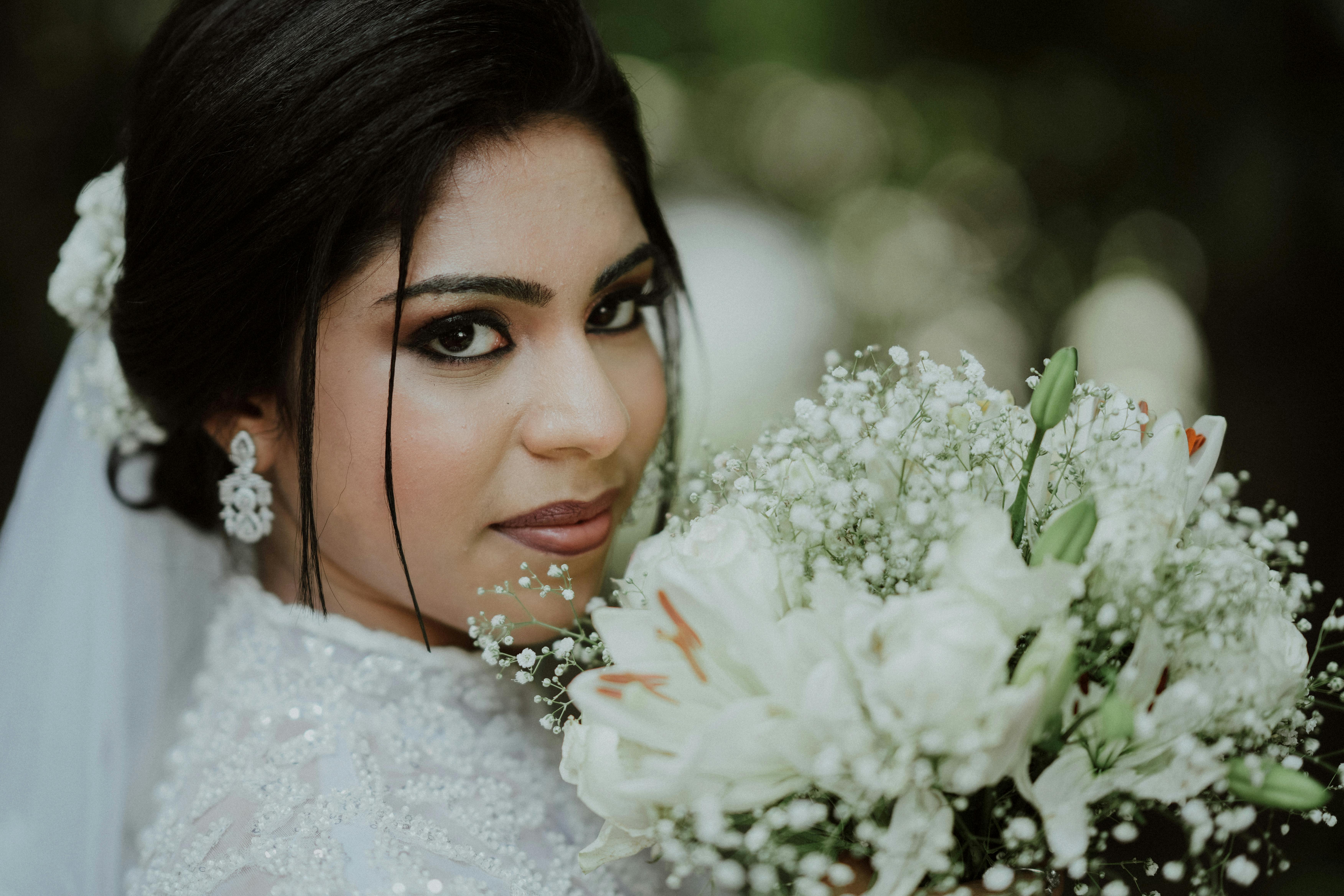 Face of Posing Bride · Free Stock Photo