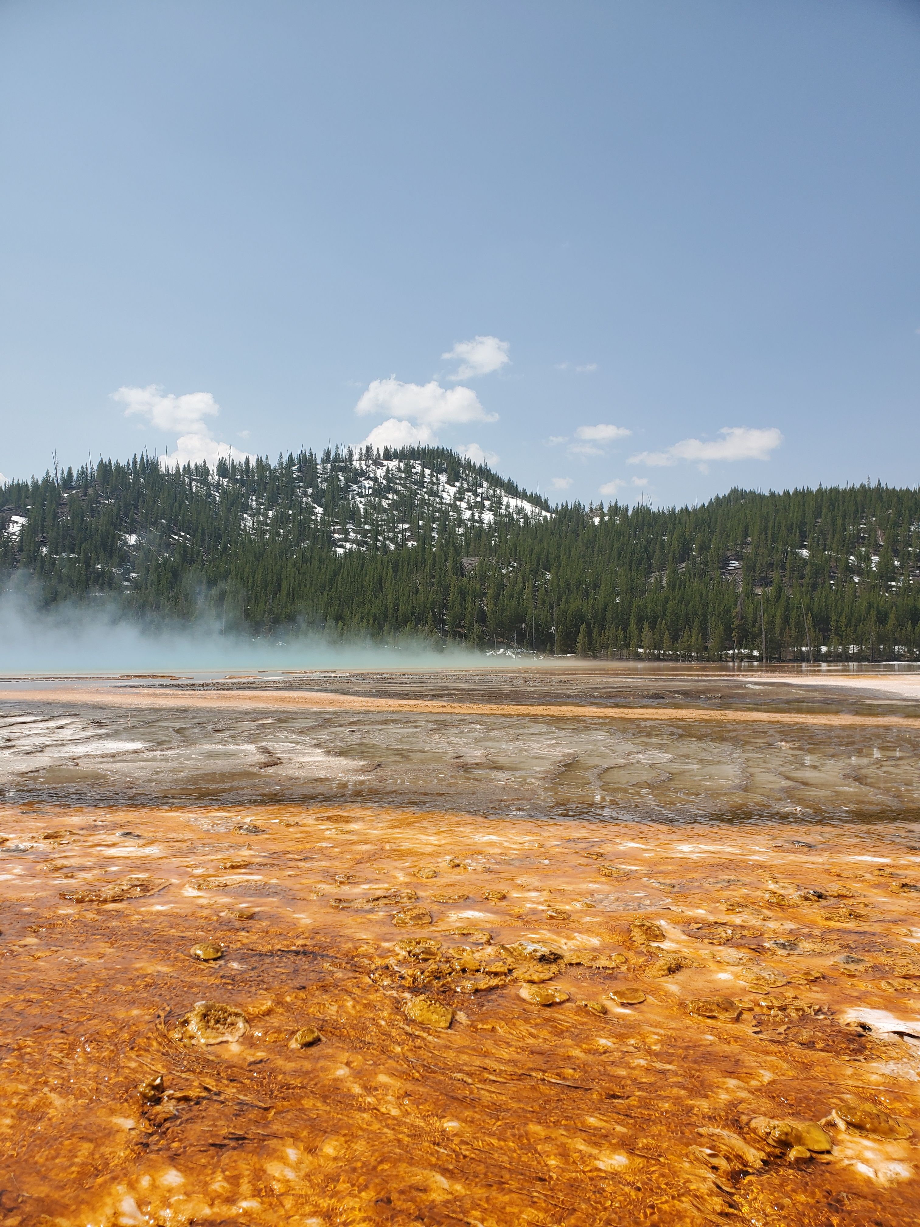Grand Prismatic Spring in Wyoming, USA · Free Stock Photo
