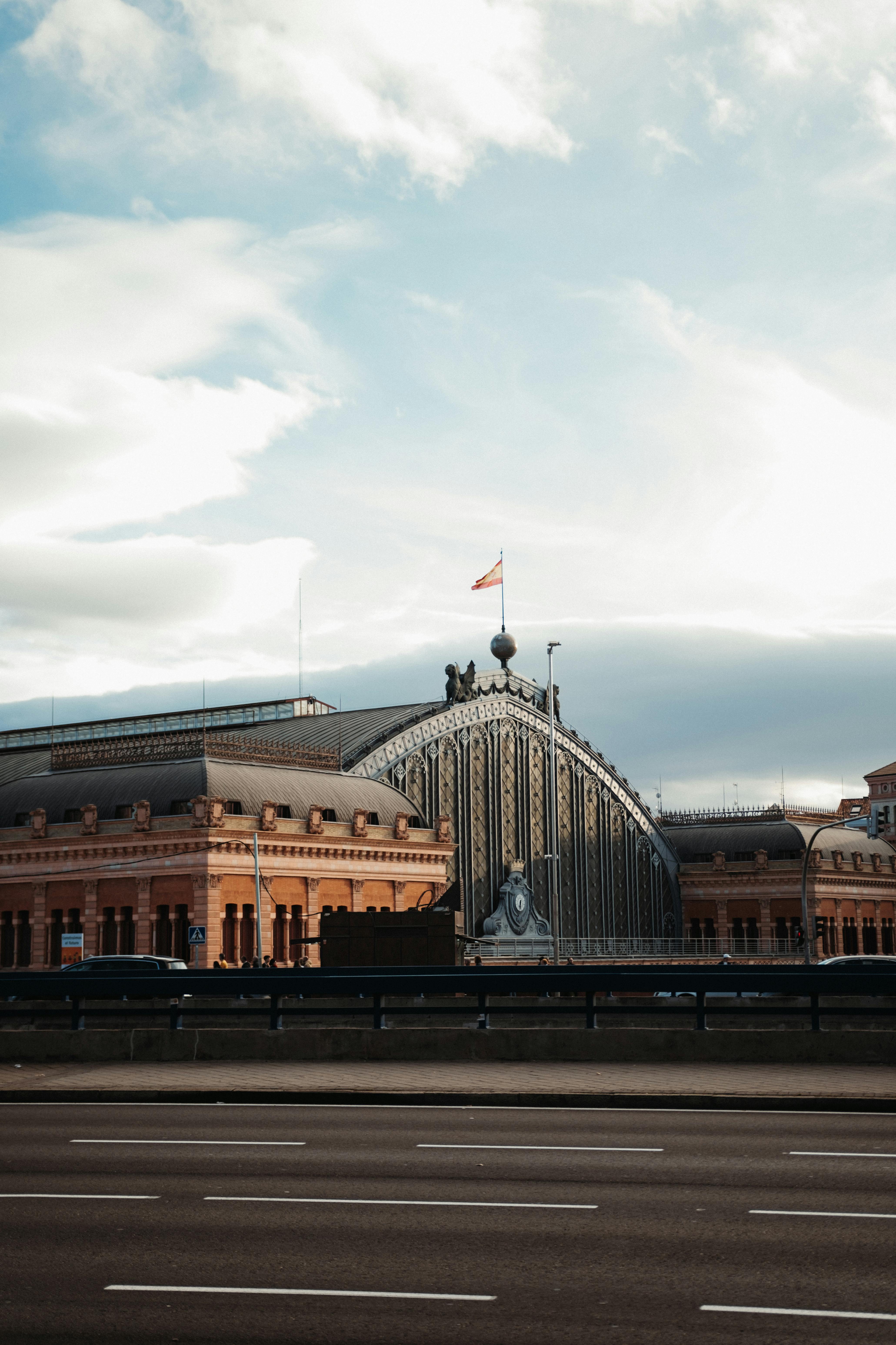 Red Train Station Building · Free Stock Photo