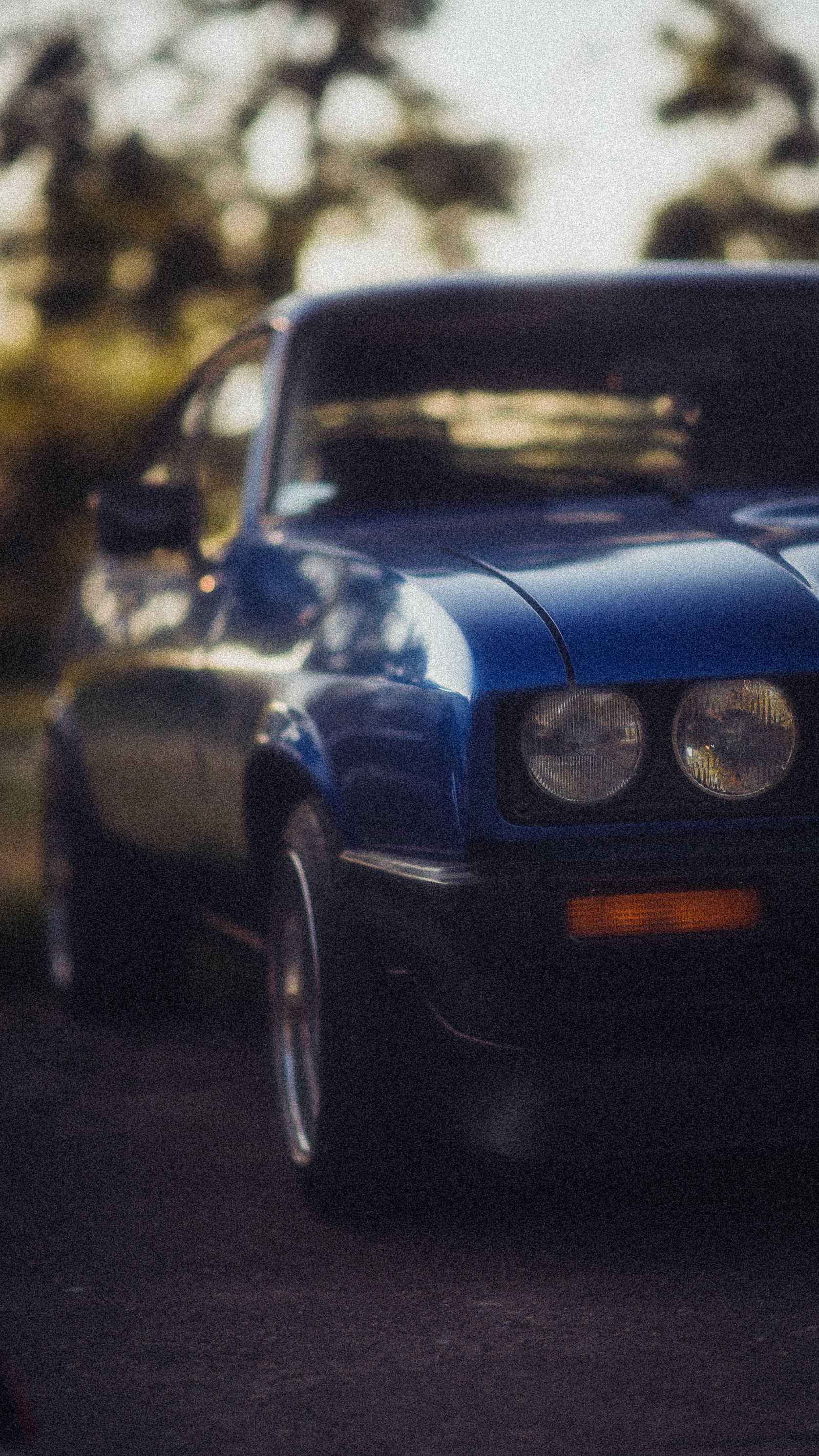 A Lowered Blue Car · Free Stock Photo