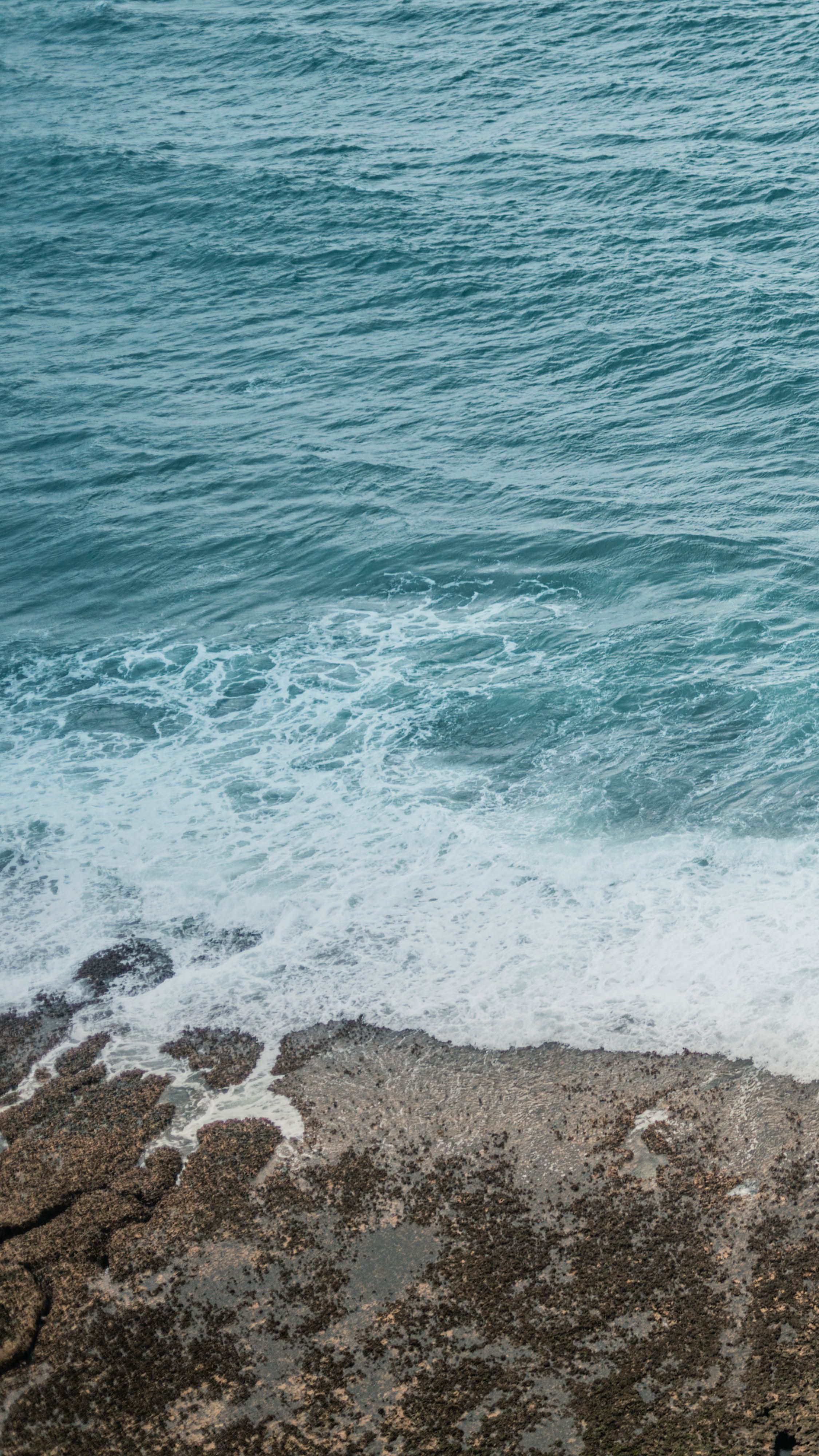 Dramatic Coastal Cliffside Overlooking Ocean Waves · Free Stock Photo