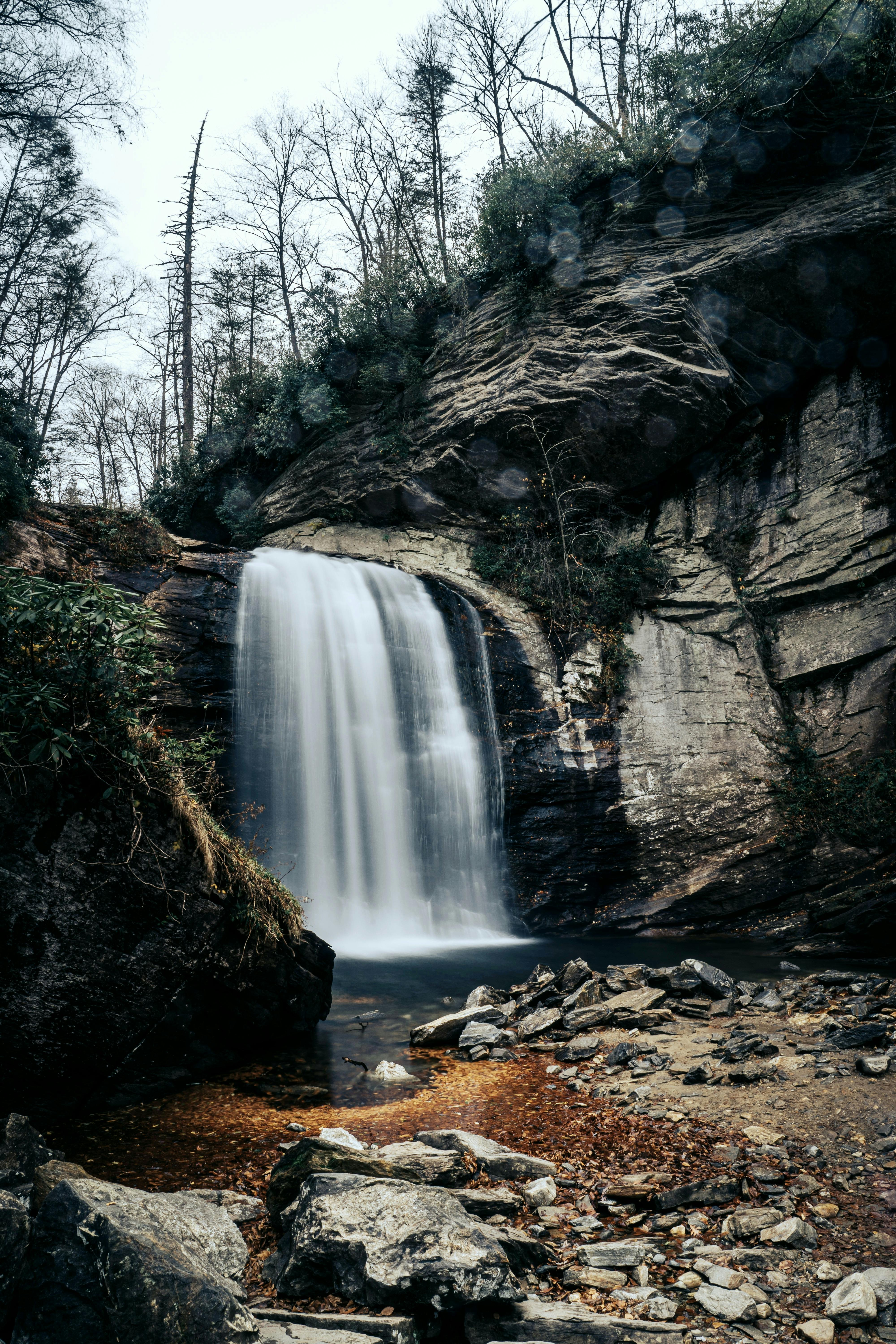 Photography of Flowing Plunge Waterfall · Free Stock Photo