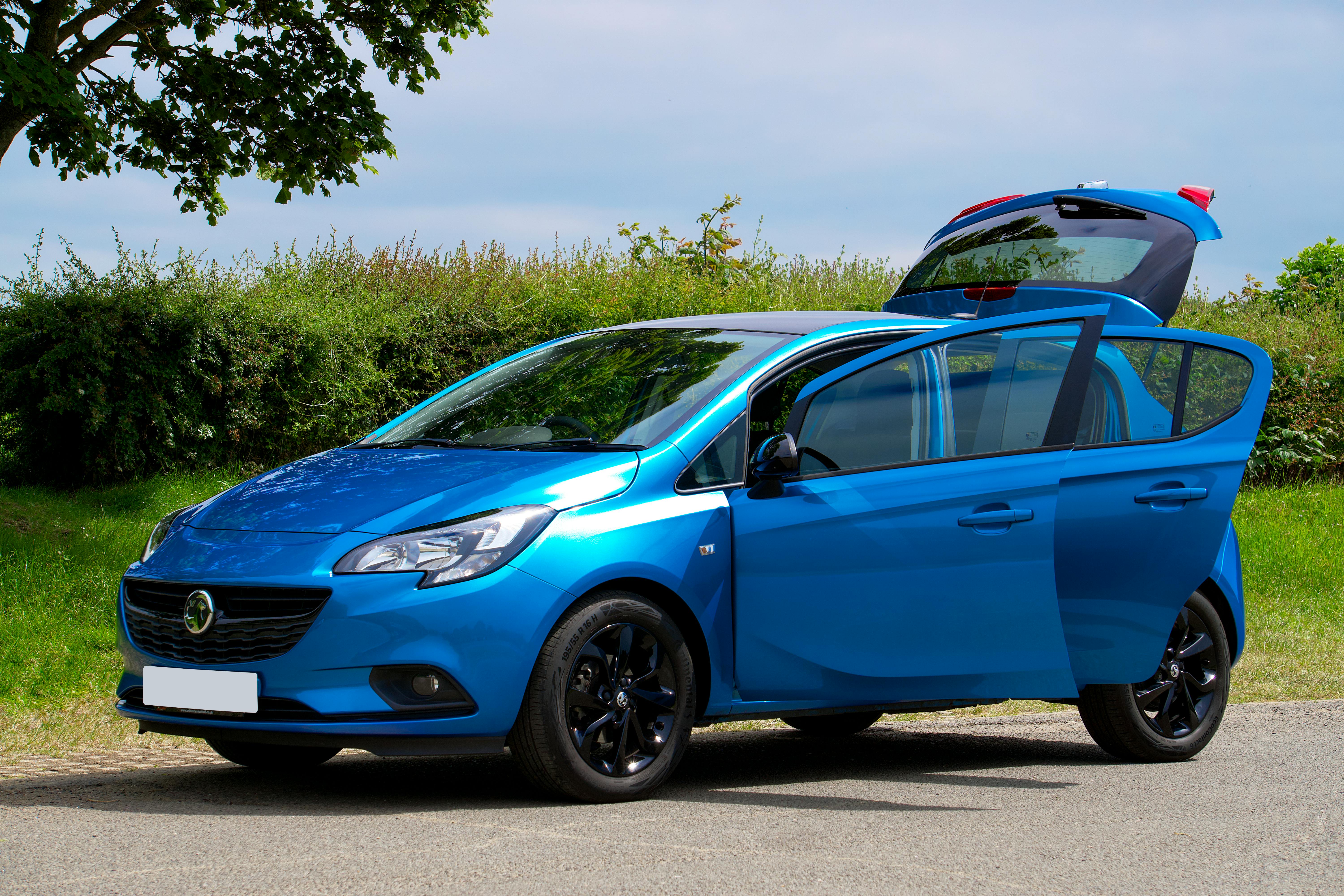 Vauxhall Corsa with Open Doors · Free Stock Photo