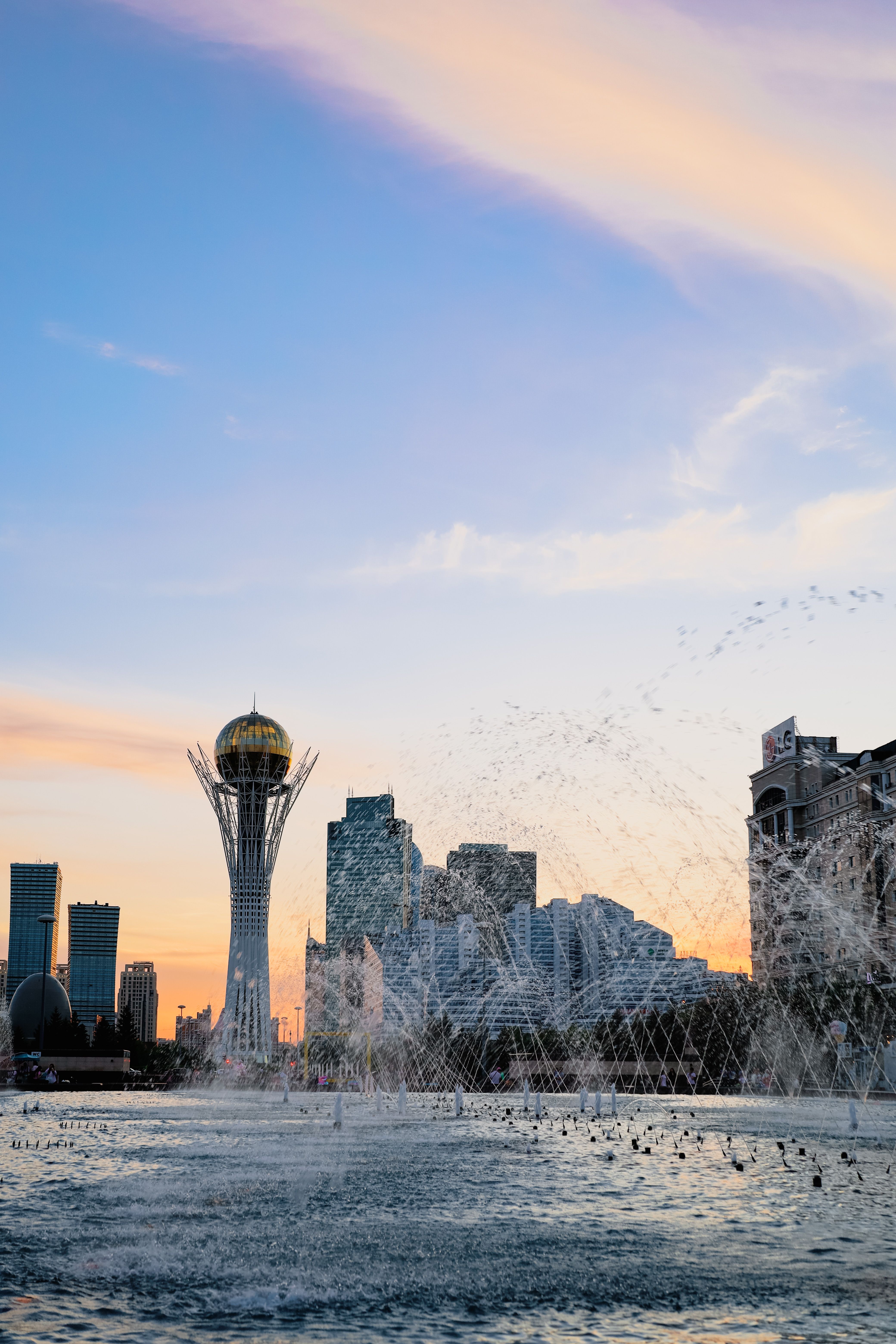 Fountain in Astana · Free Stock Photo