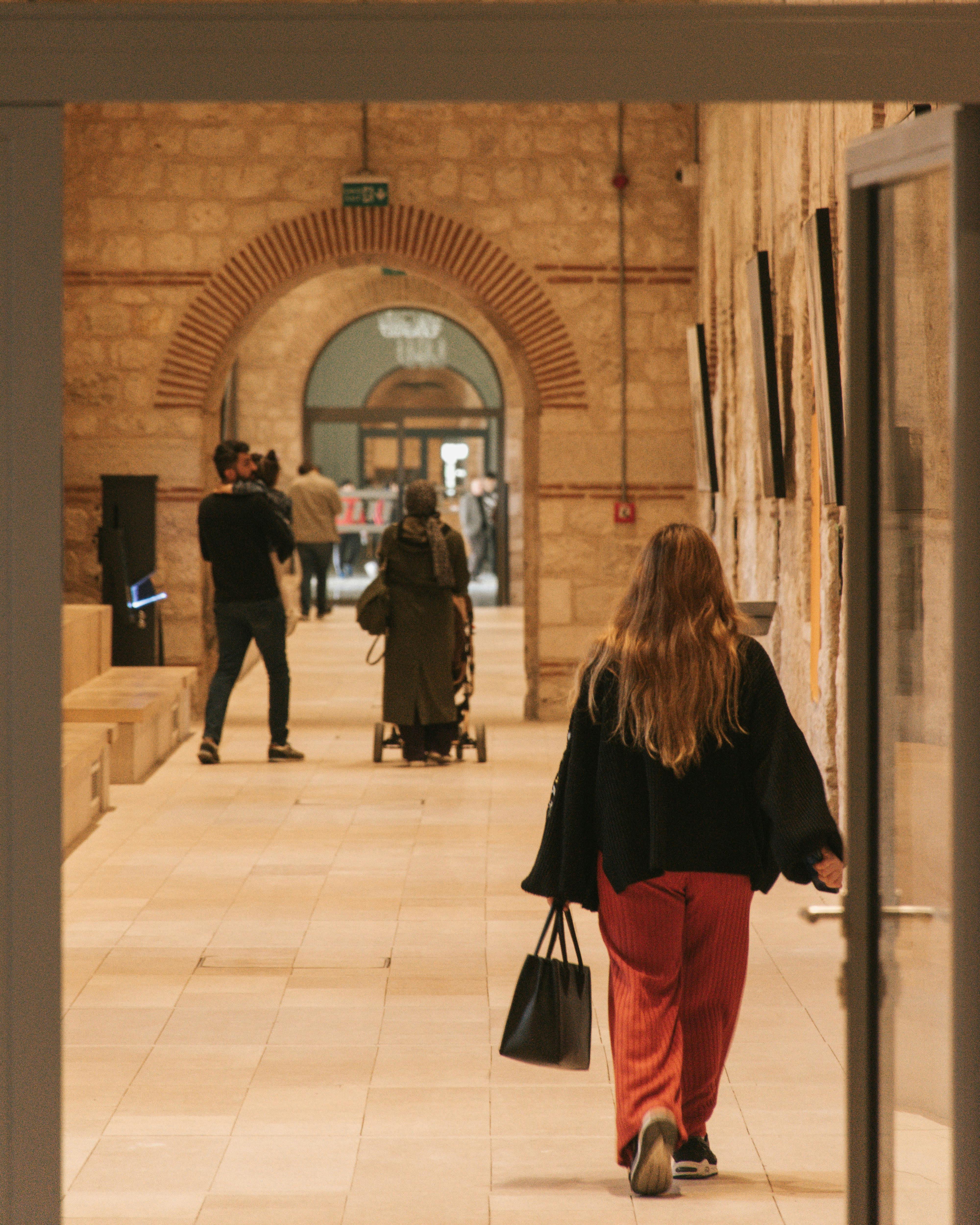 People Walking Inside the Building · Free Stock Photo